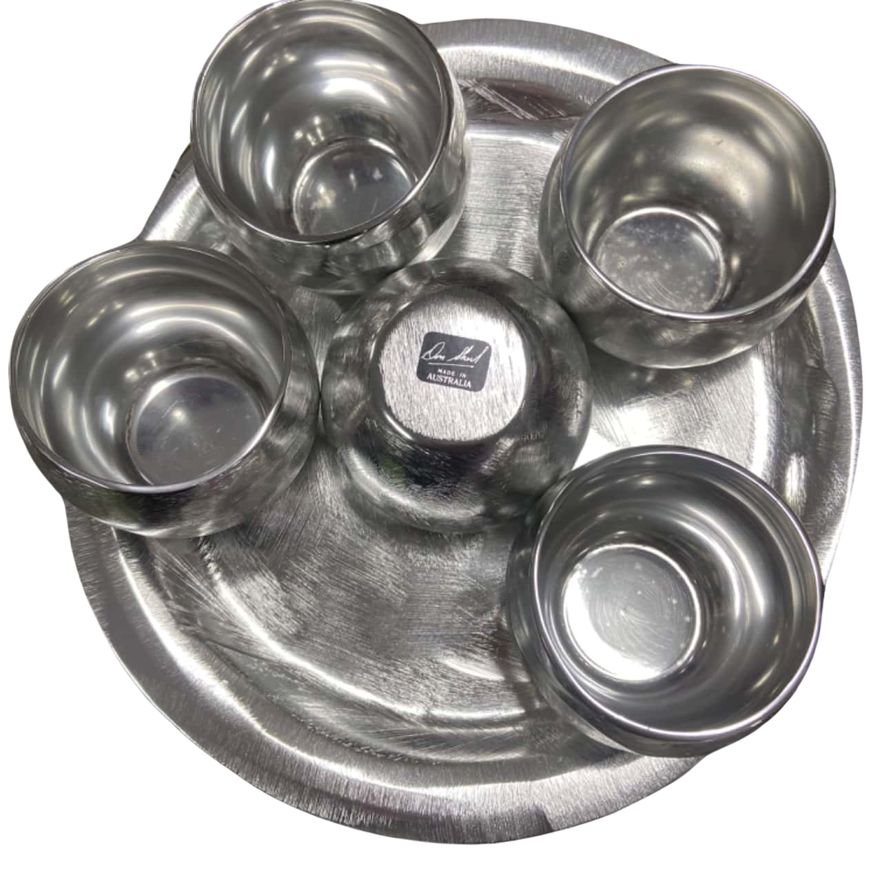 Don Sheil of Australia Signed Abstract Brutalist Nectar Cups and 12 ...