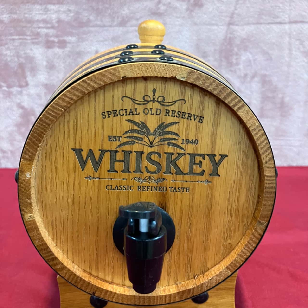 Refined Gifts Whiskey Barrel Dark Oak 3 Litres $30(s)