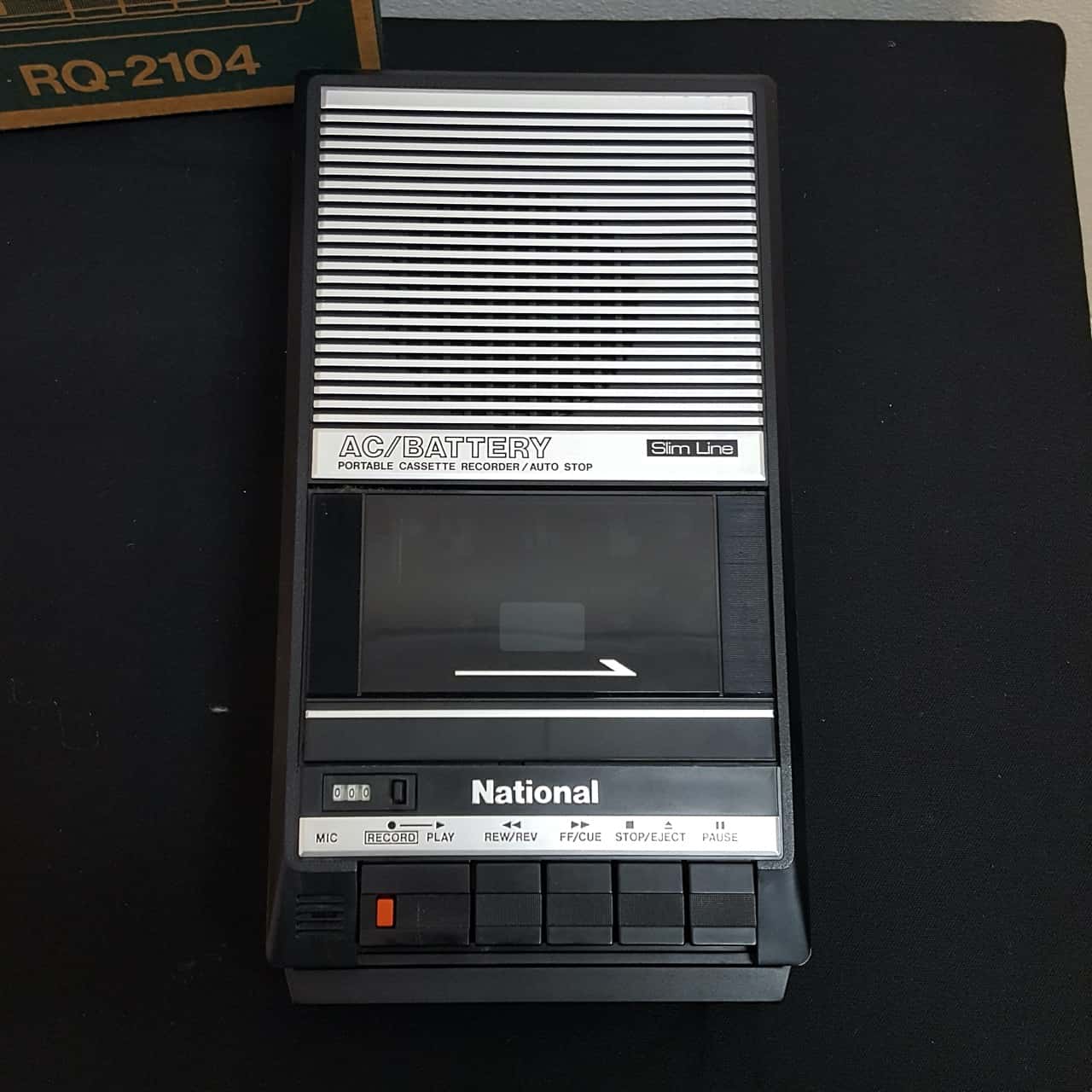 Vintage National Portable Cassette Recorder (BRAND NEW)(s)