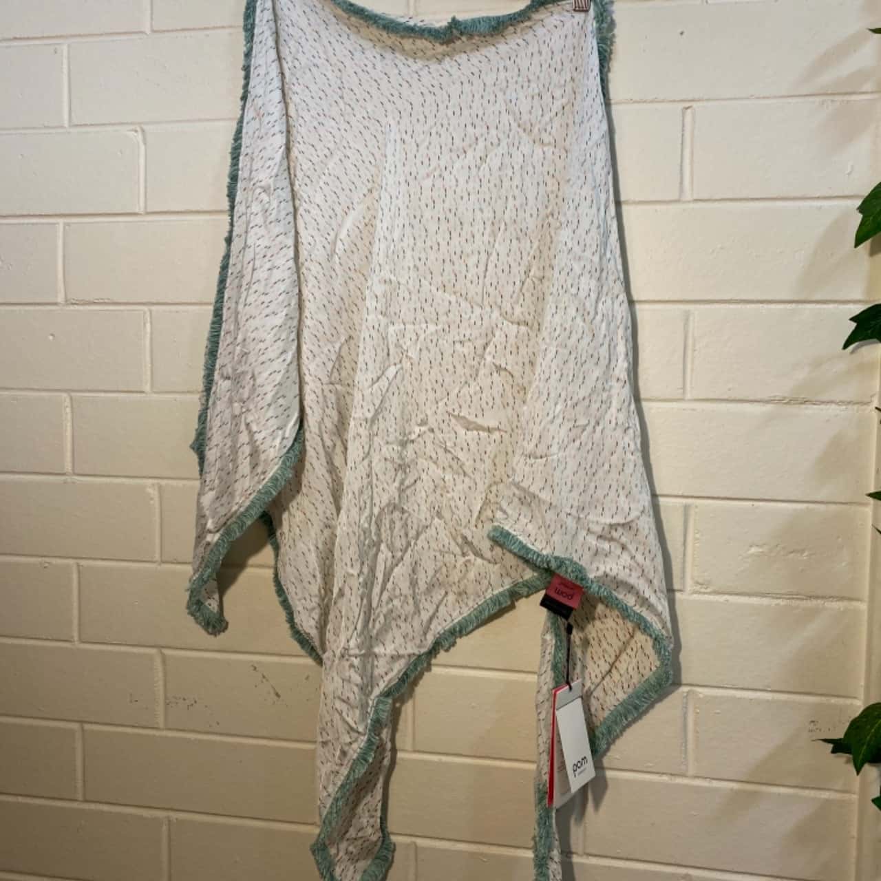 pom Womens One Size Multicoloured Shawl(s) - New With Tags | Salvos Stores