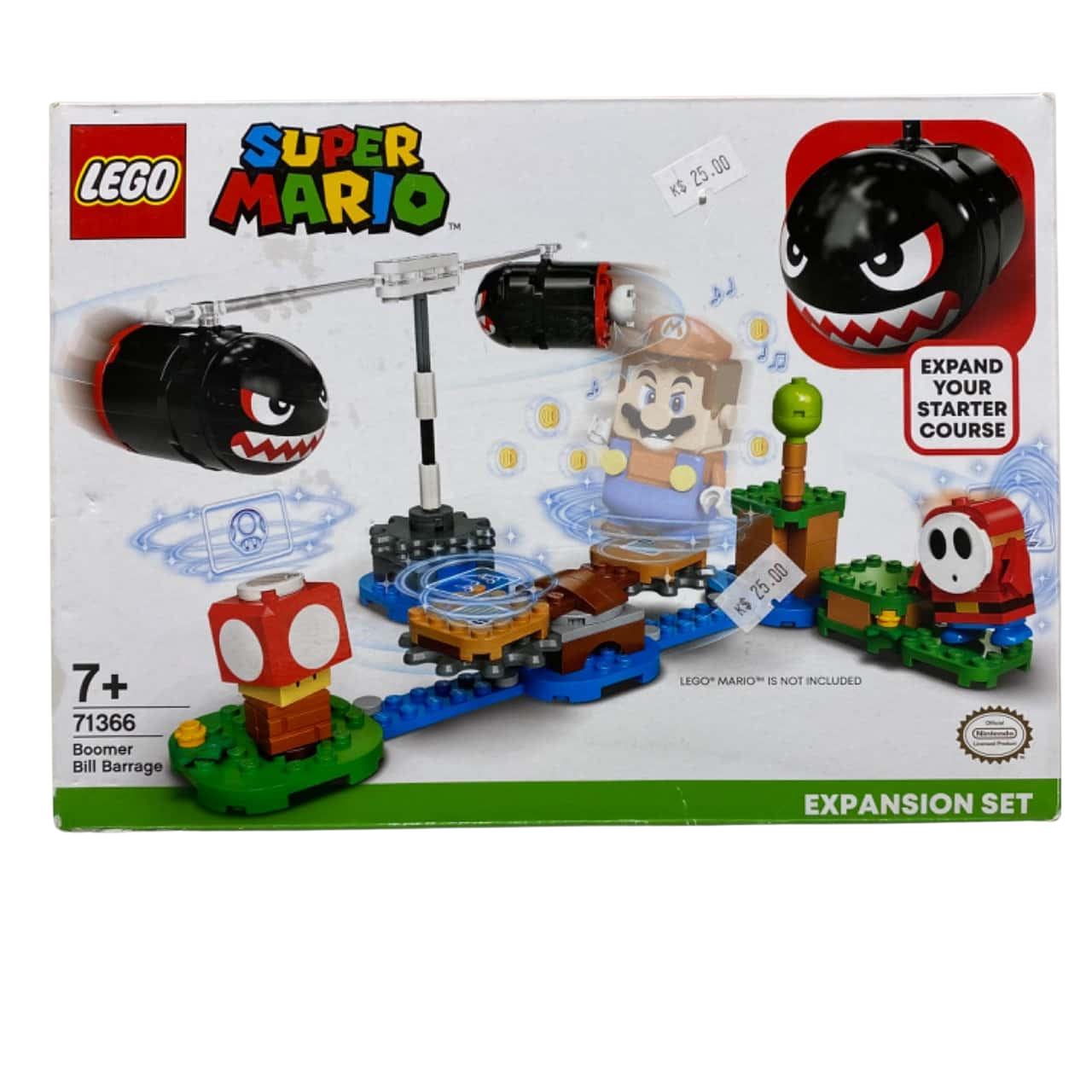 Lego Super Mario Boomer Bill Barrage Expansion Set (Opened Unused)(s)