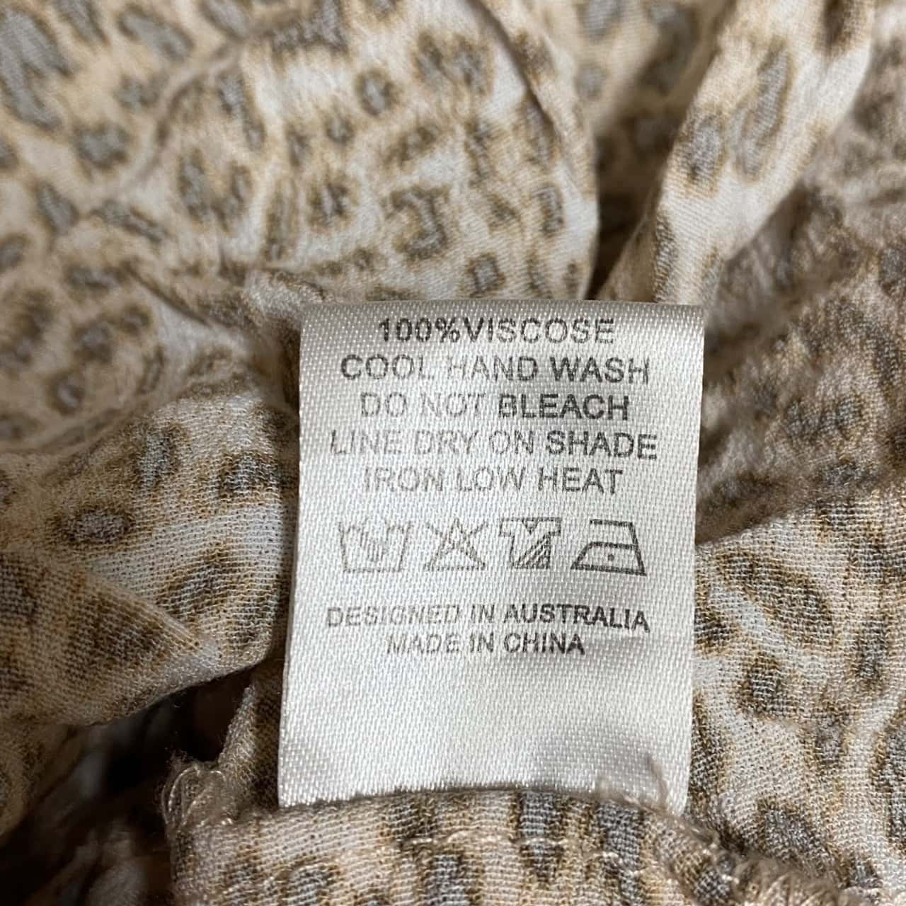 Kivari Womens Size 14 Brown Leopard Print Maxi Dress (s) - Used Very ...