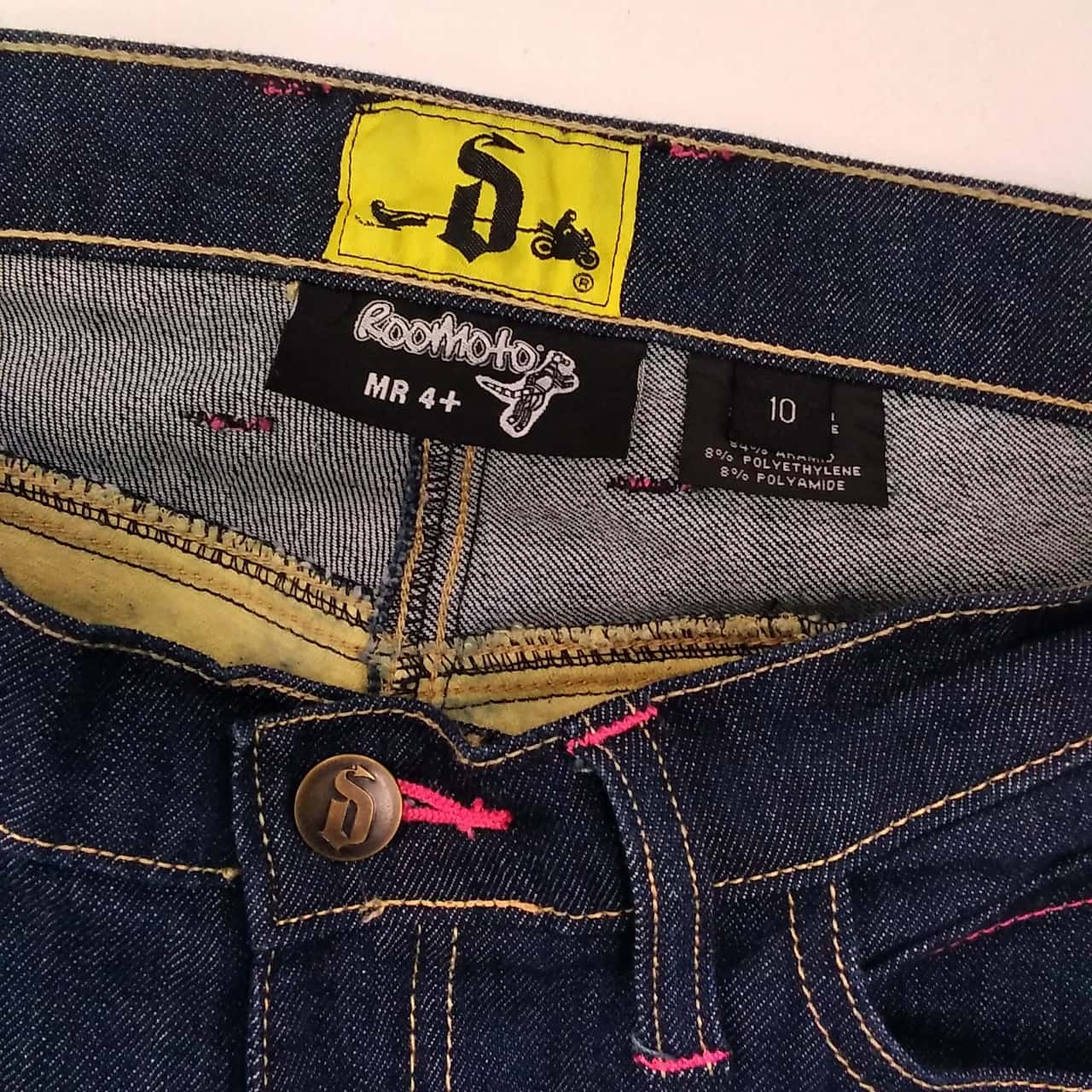 DRAGGIN JEANS Womens 10 Roomoto MR 4+ Motorbike Jeans (08, 993)(s)