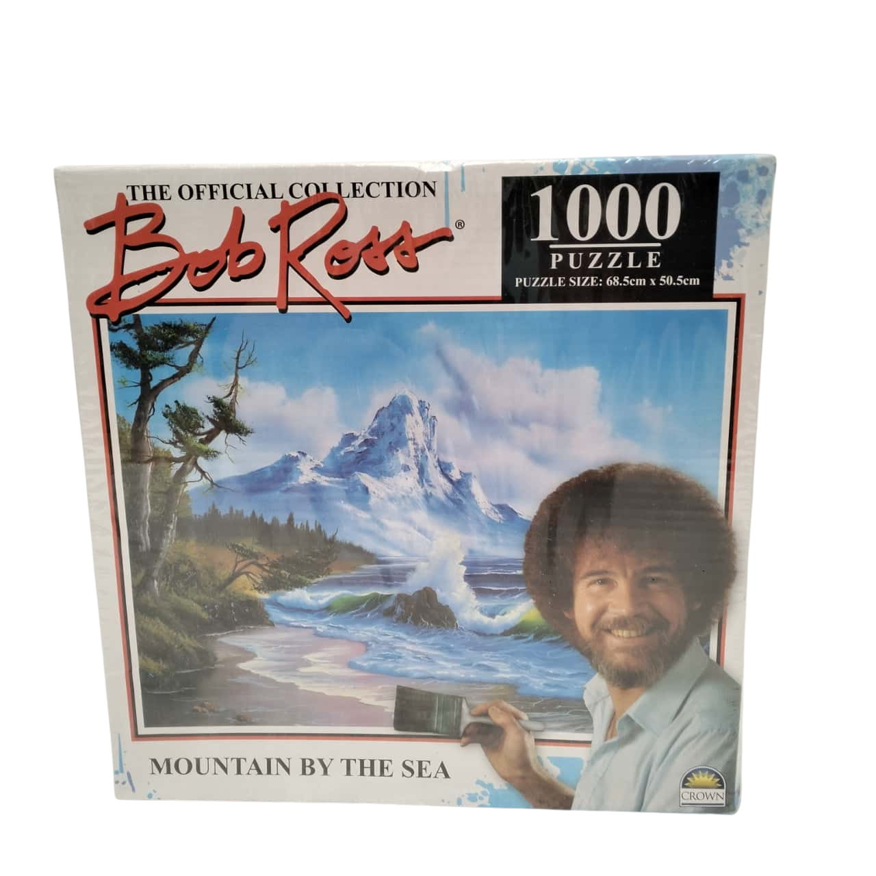 Bob Ross 1000 piece Jigsaw Puzzle. "Mountain by the Sea".(s) - New With ...