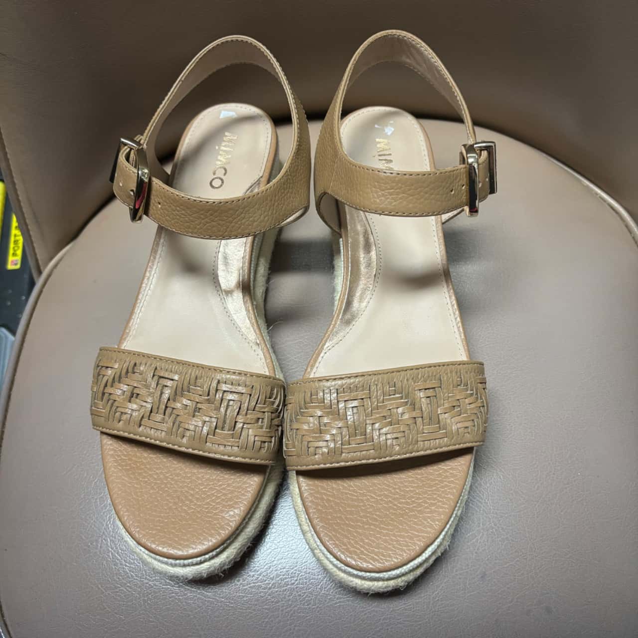 Mimco Women's Brown Sandles Size 41(s)