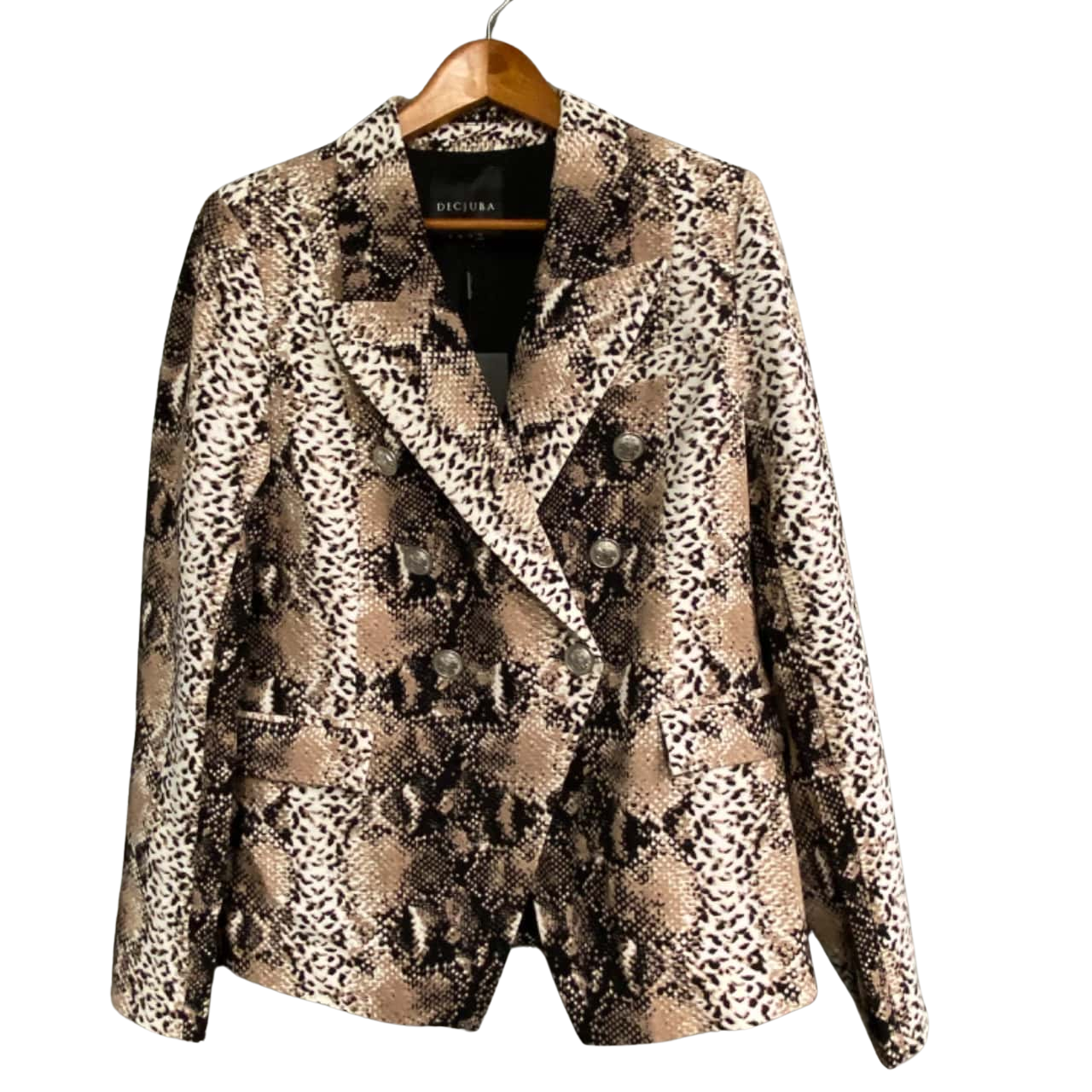 Decjuba Womens Size 14 Blazers Python/Snake Print NEW With Tags rrp $169.95