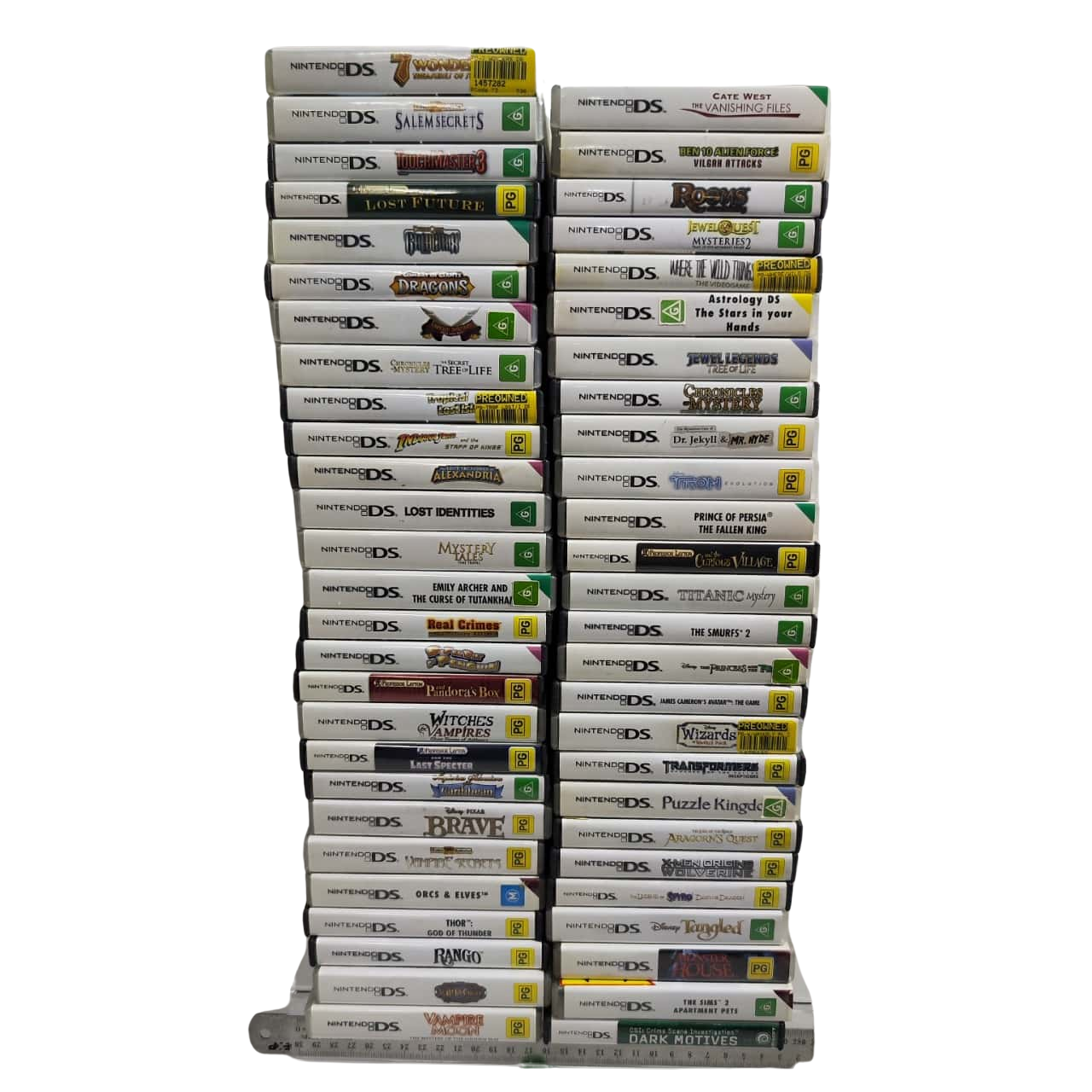 53x Nintendo DS Games Pre-Owned Bulk Bundle ALL CHECKED (s)