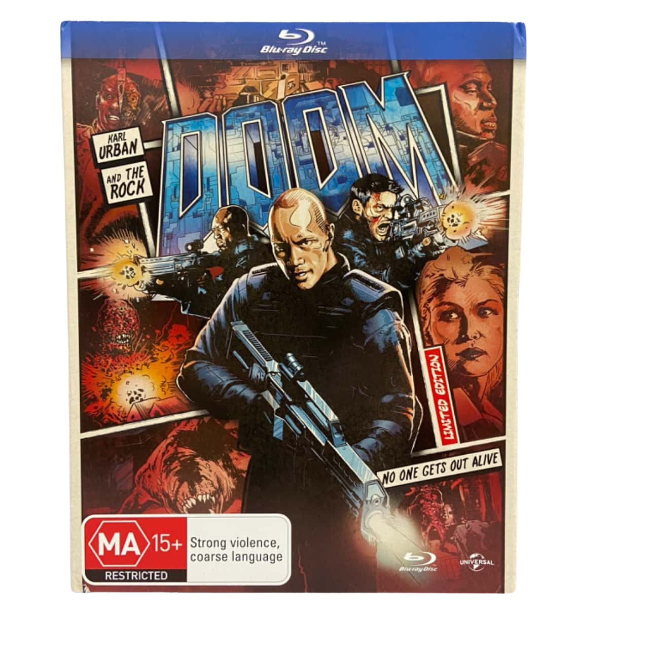 Doom Blu Ray Karl Urban And The Rock