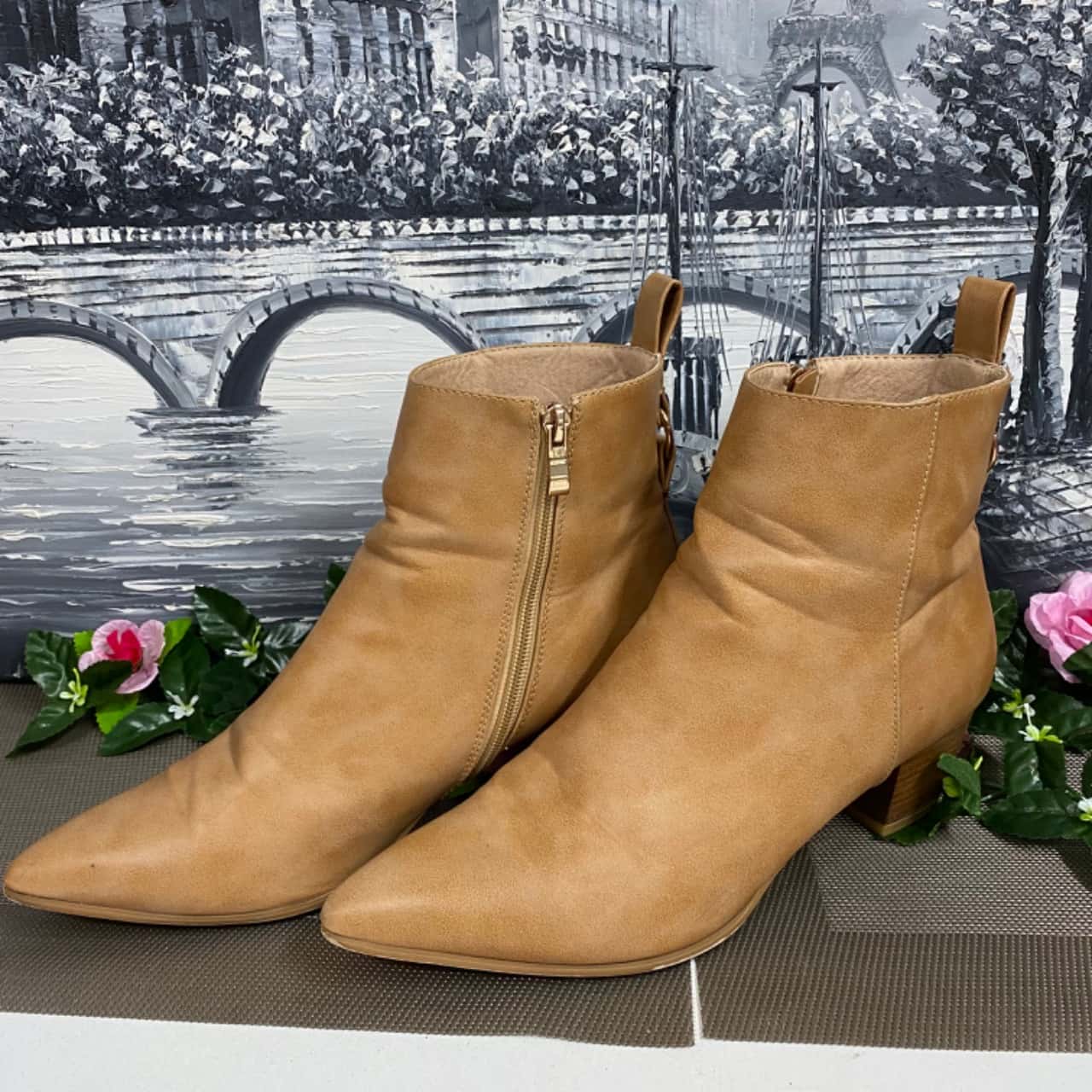 Billini Caramel Ankle Boots Women's - Size 10 (please read description)(s)