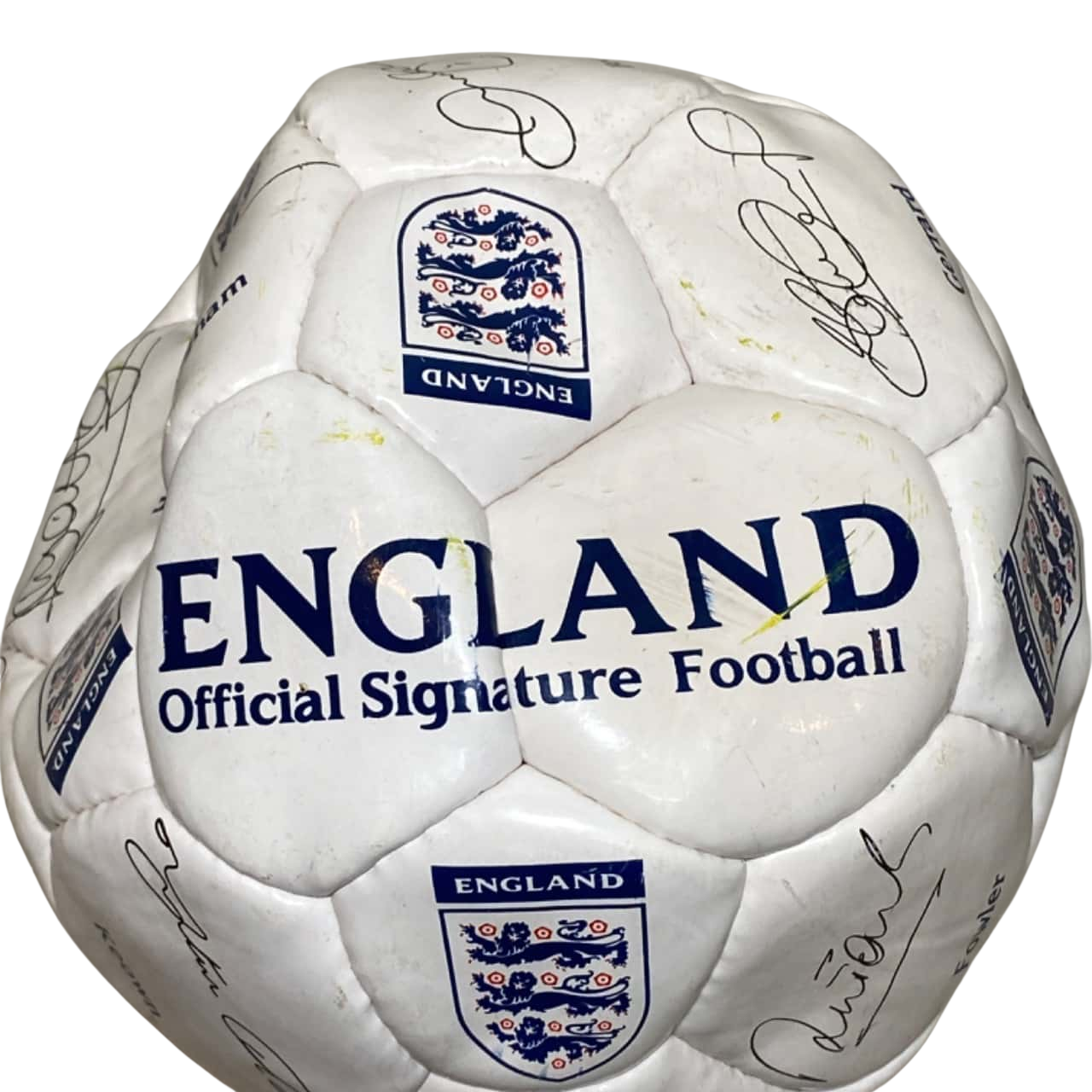 England Printed Signature Football