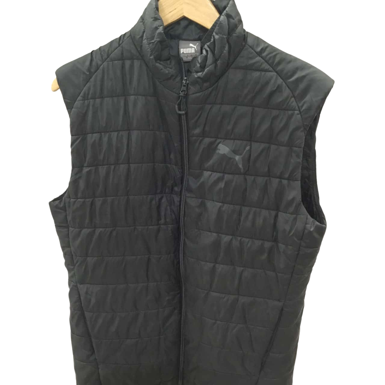 Puma Mens Size M Black Puffer Vest