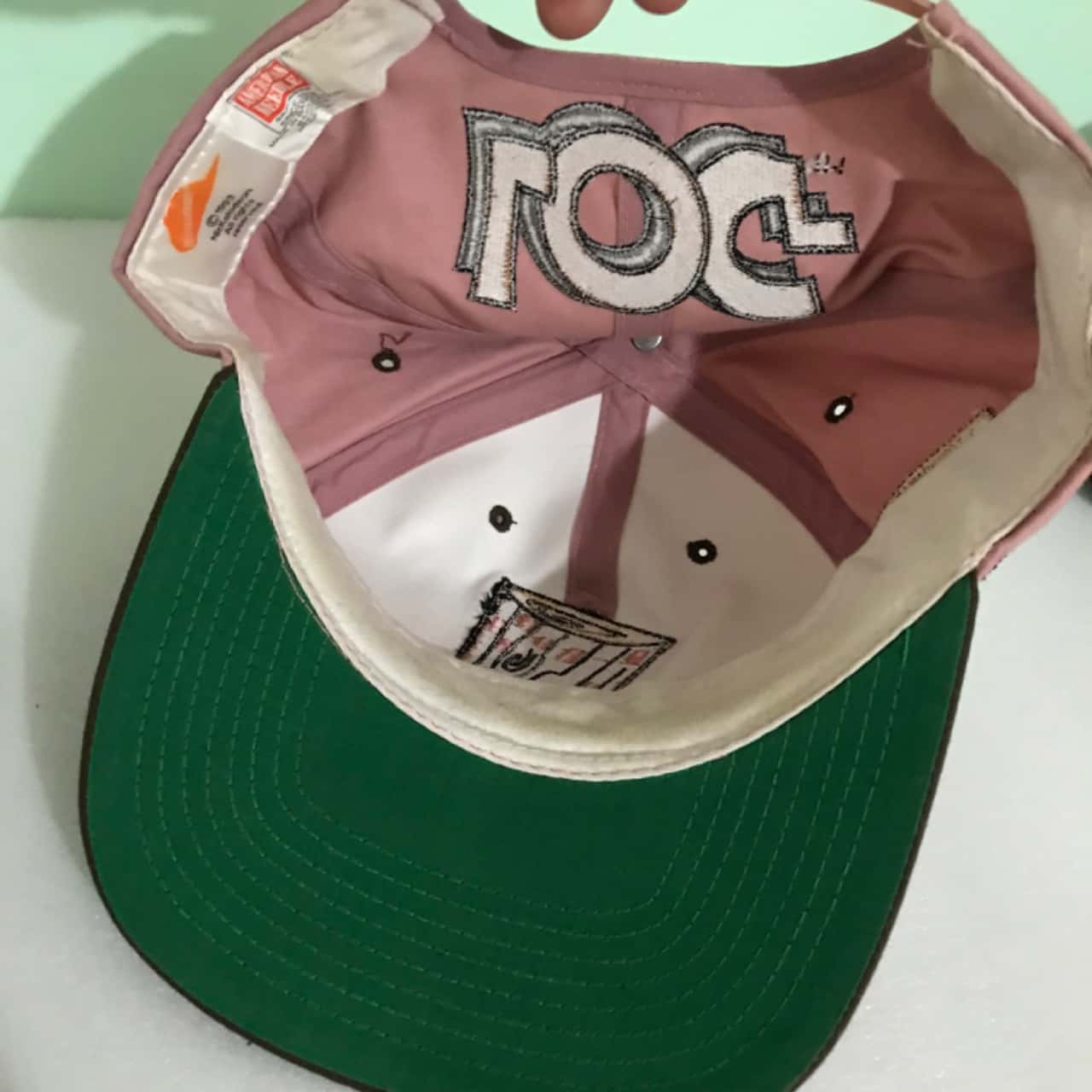 Nickelodean LOG Cap Brown / Pink with Adjustable Back(s)