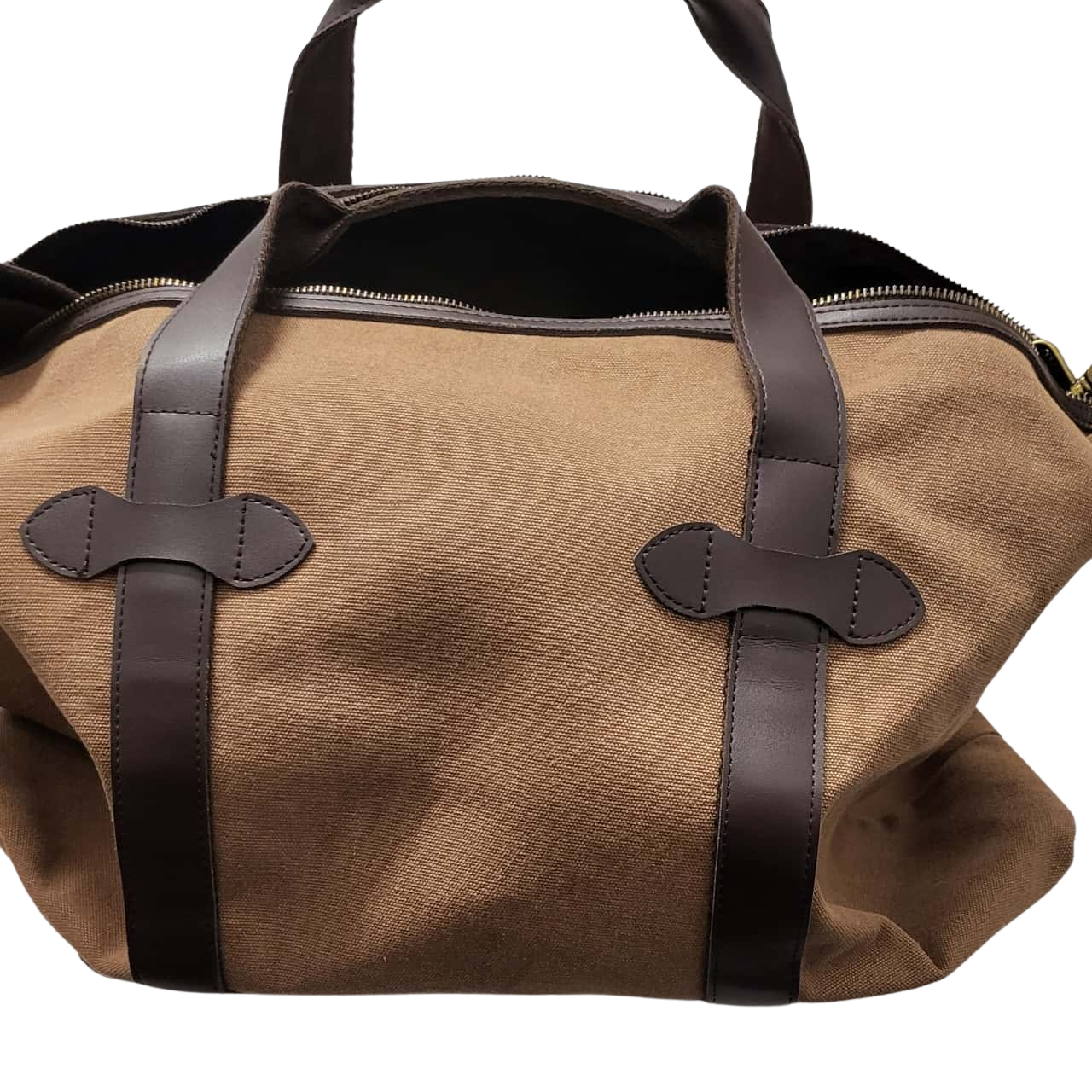 French Connection Unisex Small Duffle Bag Beige