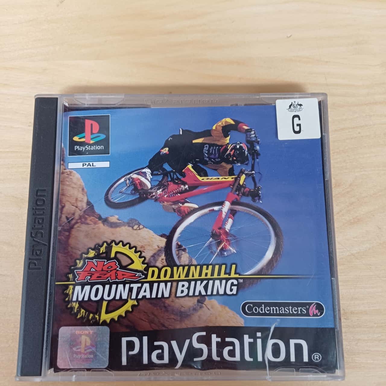 No Fear Downhill Mountain Biking PS1 Game