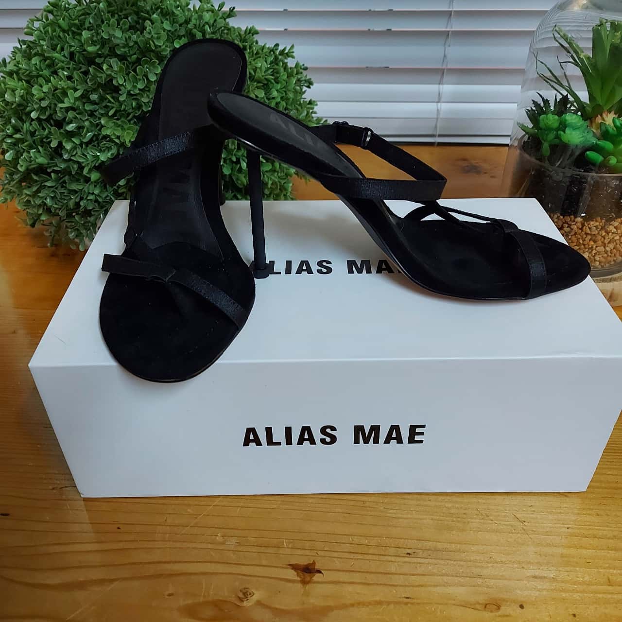 Alias Mae Strappy Black Heels (s) - Used As New | Salvos Stores