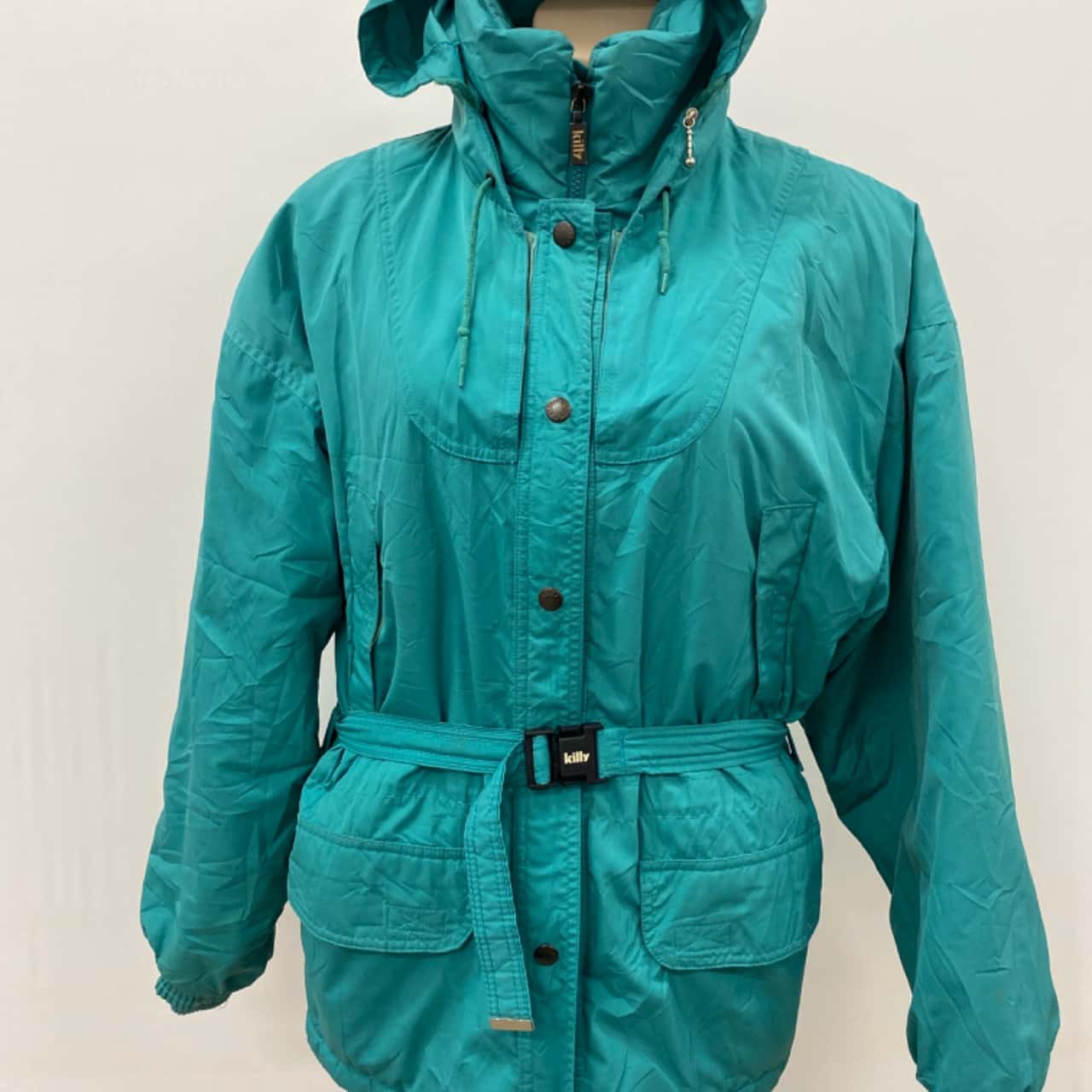 Killy Womens Size 10 Puffer Jacket Green (s)