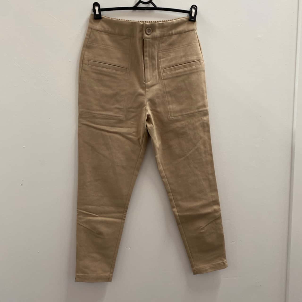 Morrison Womens Size 2 Straight Leg Pants Beige (s)