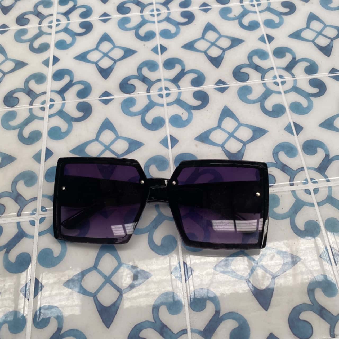 Womens fashion replica sunglasses black (s)