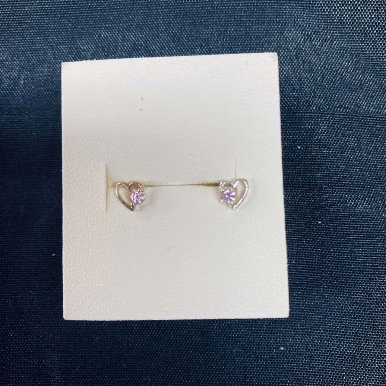 Womens Bundle of 4 pairs of silver coloured metal stud earrings