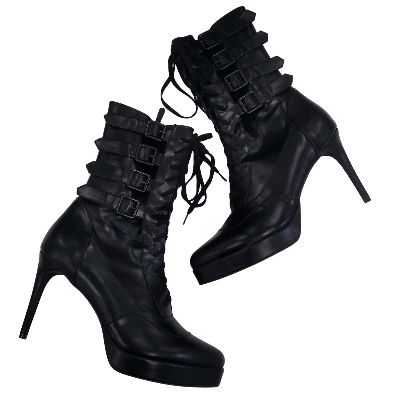 Killstar Womens US 11 Black Matte Regeneration Boots (335)(s)