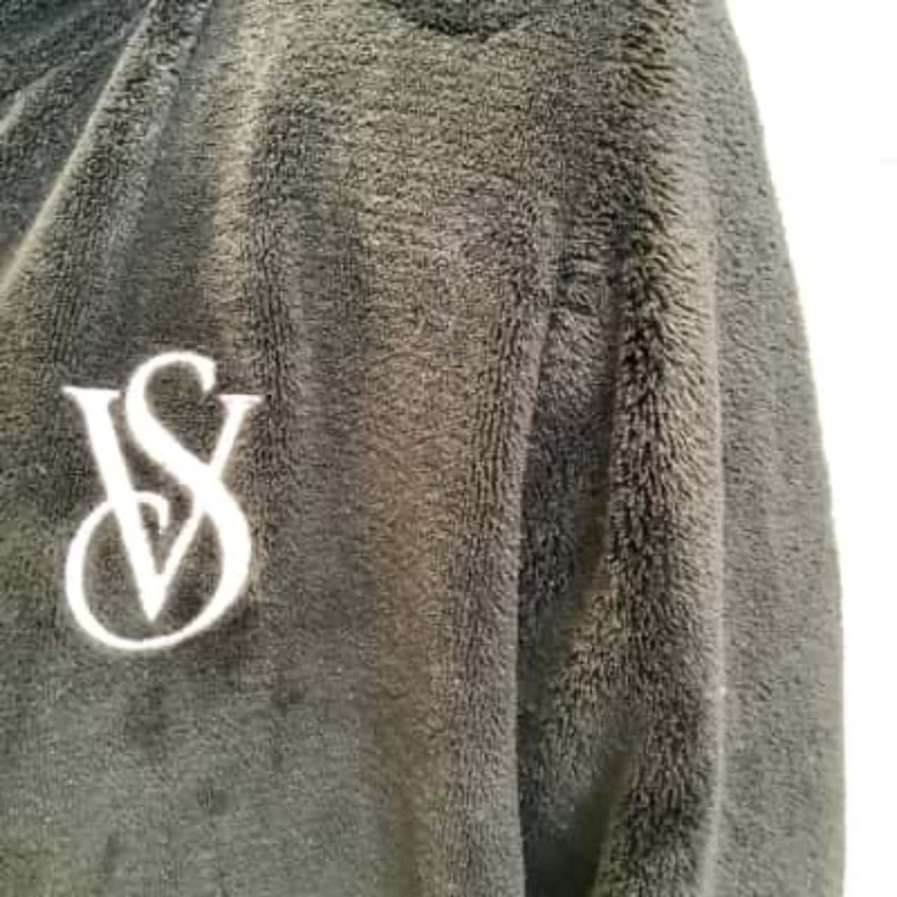 Victoria's Secret Womens Size S Faux Fur Bathrobe Black(s)