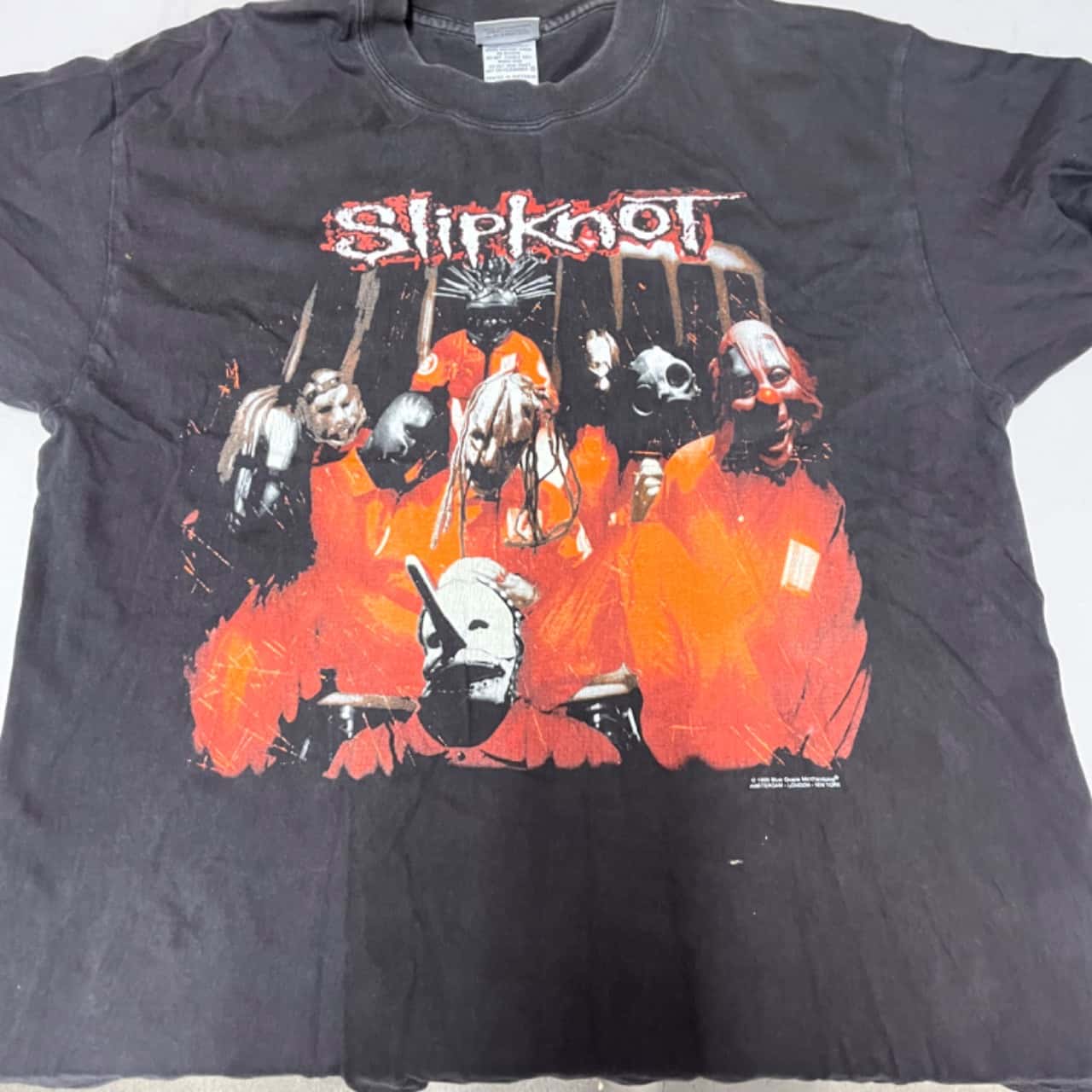 Vintage Slipknot 1999 Self Titled Album T Shirt Blue Grape Size L Extra ...
