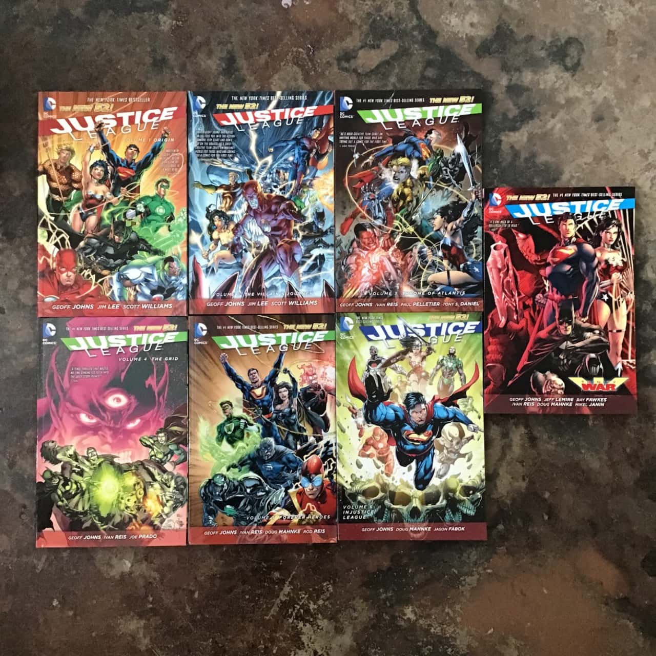 DC Comics Justice League (Volumes 1-6) & Justice League Trinity War(s)