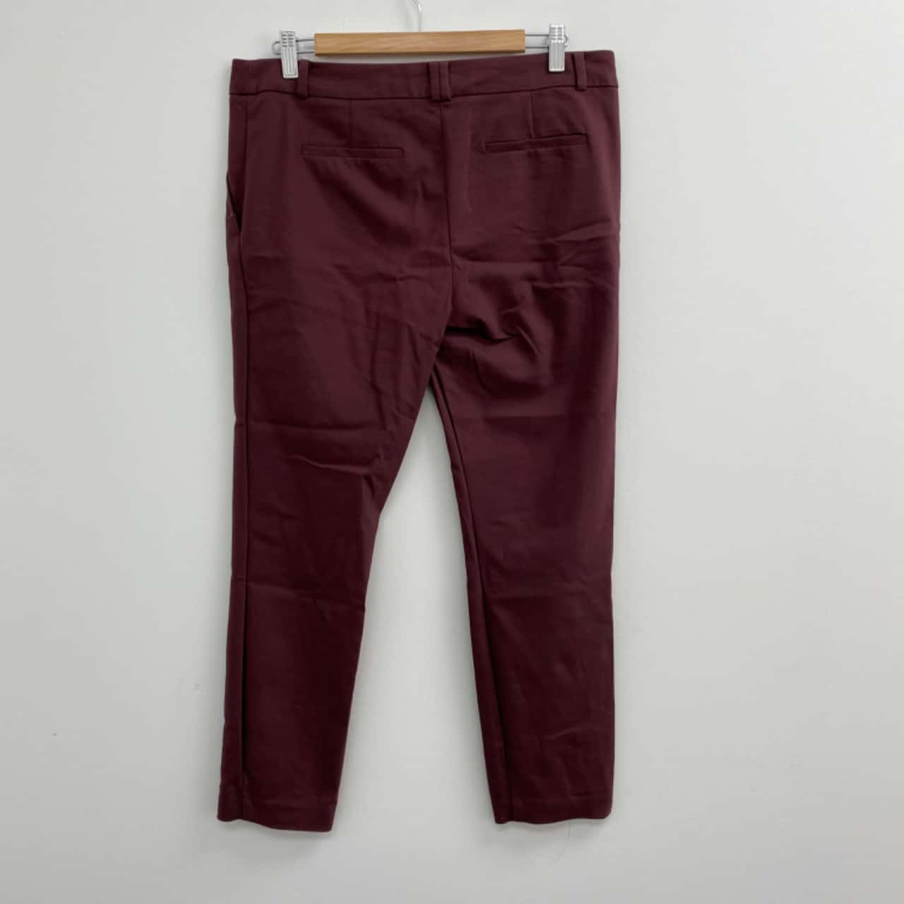Forever New Pants Size 12 / L Maroon (s)