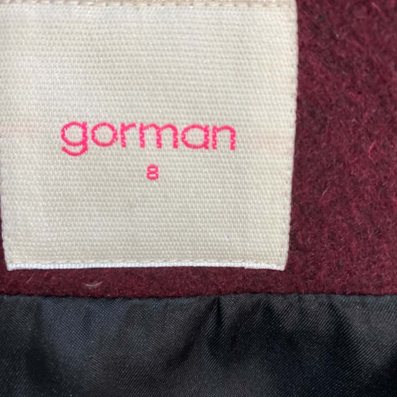 Gorman Women's Maroon Winter Coat Size 8 (s)