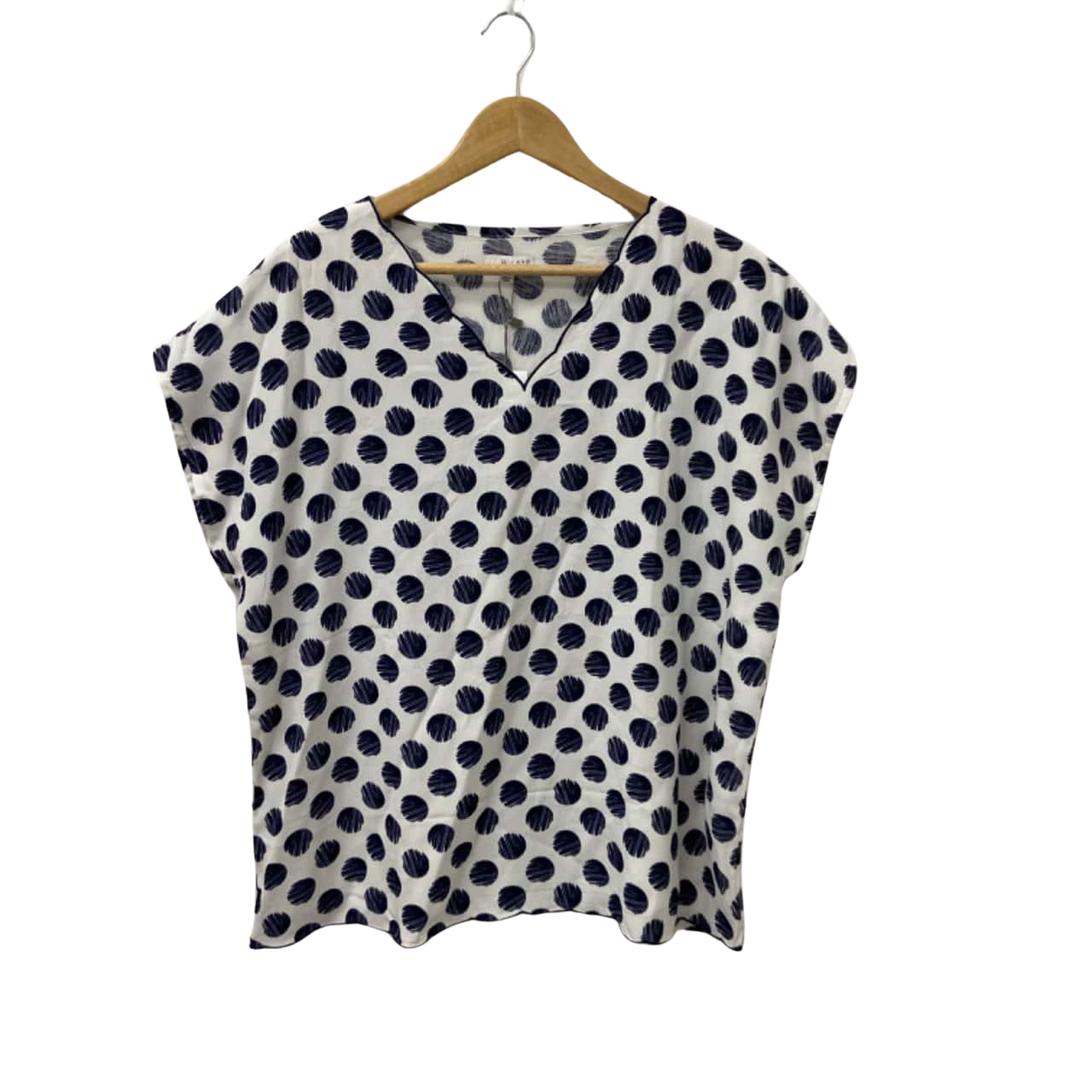 W Lane Womens Size 16 Short Sleeve Polka Dot Top