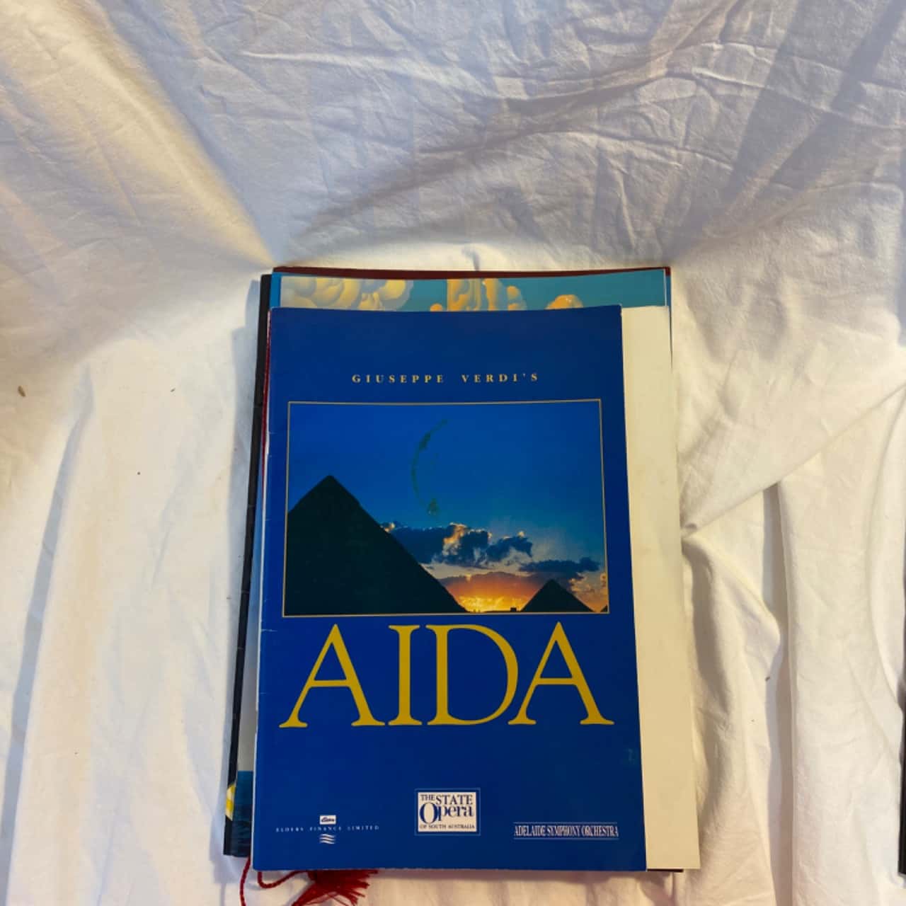 Various Theatre Programs including Aida, Les Miserable and the Phantom ...