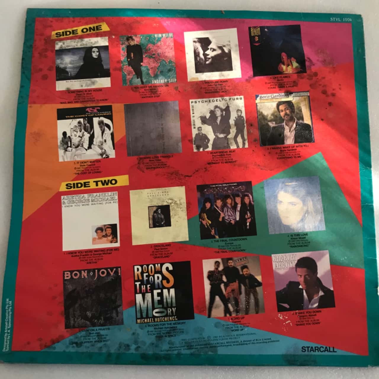 12” Vinyl Compilation 1987 Hits Out (s)