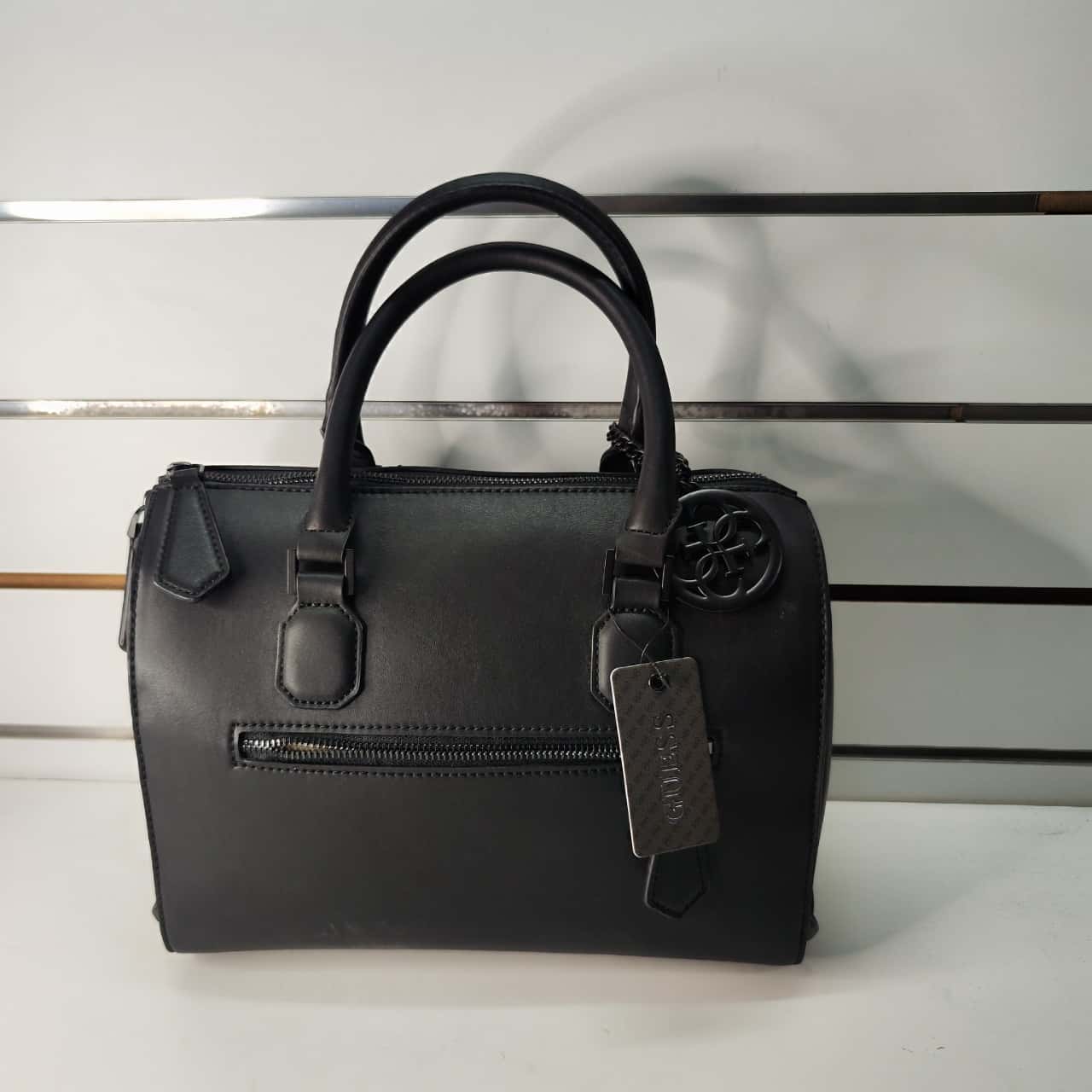 Womens Black Handbag With Tags and Logo Unused (s)