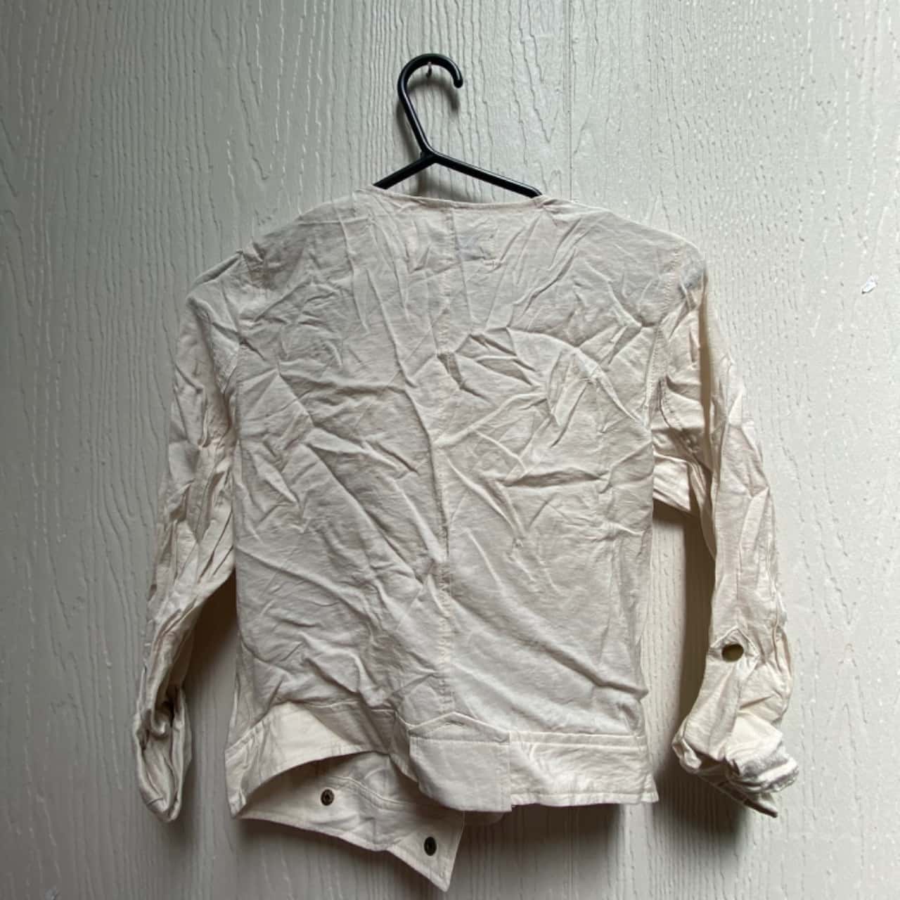 Just Jeans Womens Size 6 Track Jacket Cream