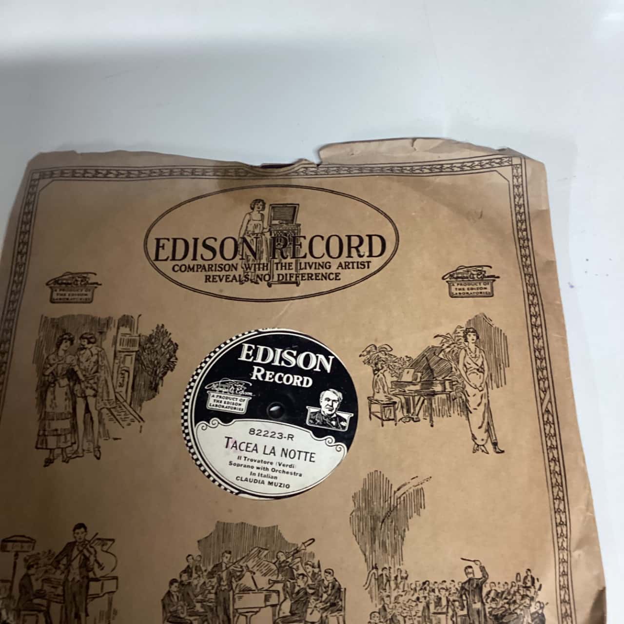 Edison Record Phonograph Record