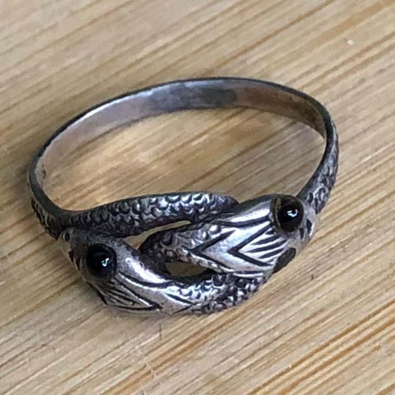 Sterling Silver Snake Ring (Stamped 925)