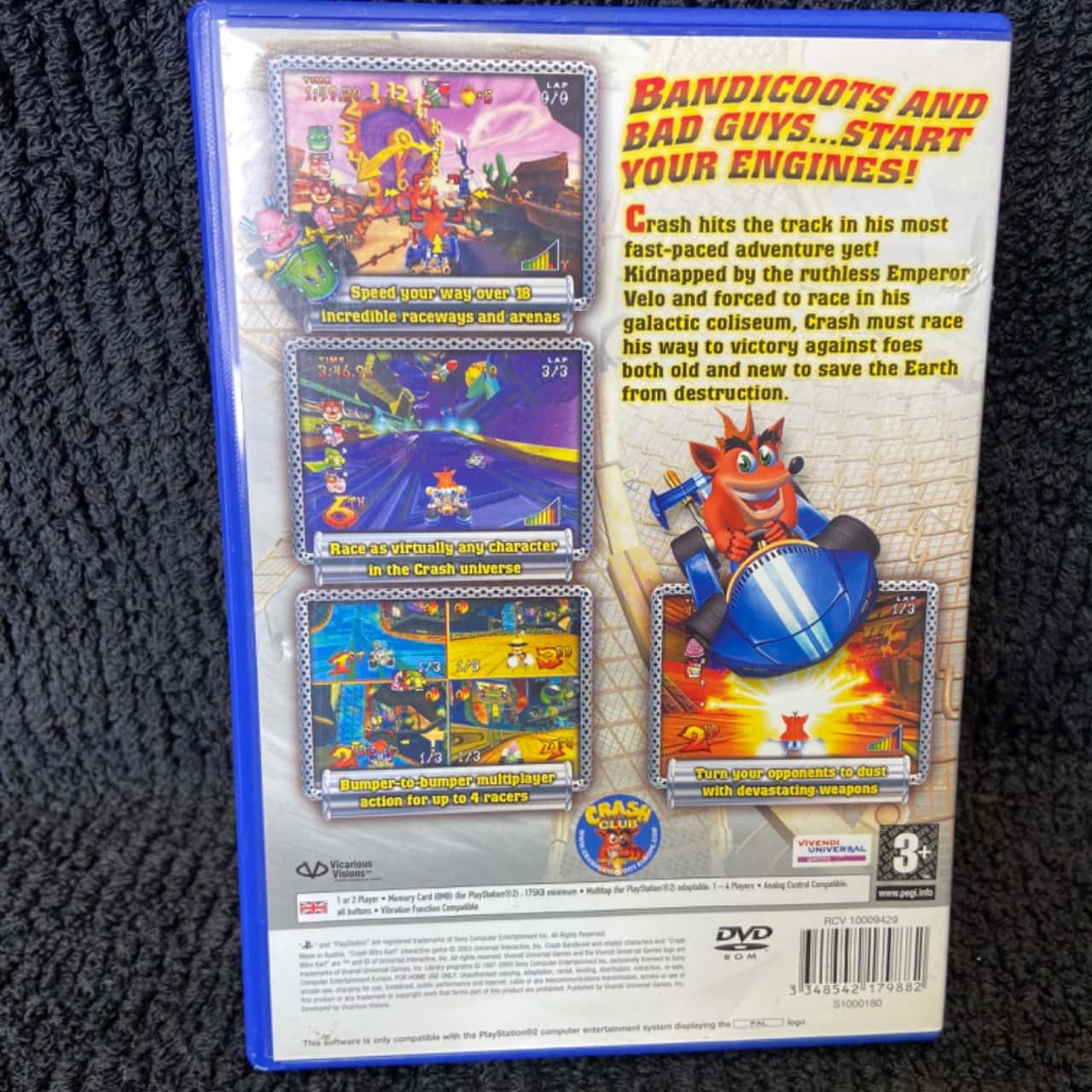 Sony PlayStation 2 Slim Crash Team Racing Bundle(s)