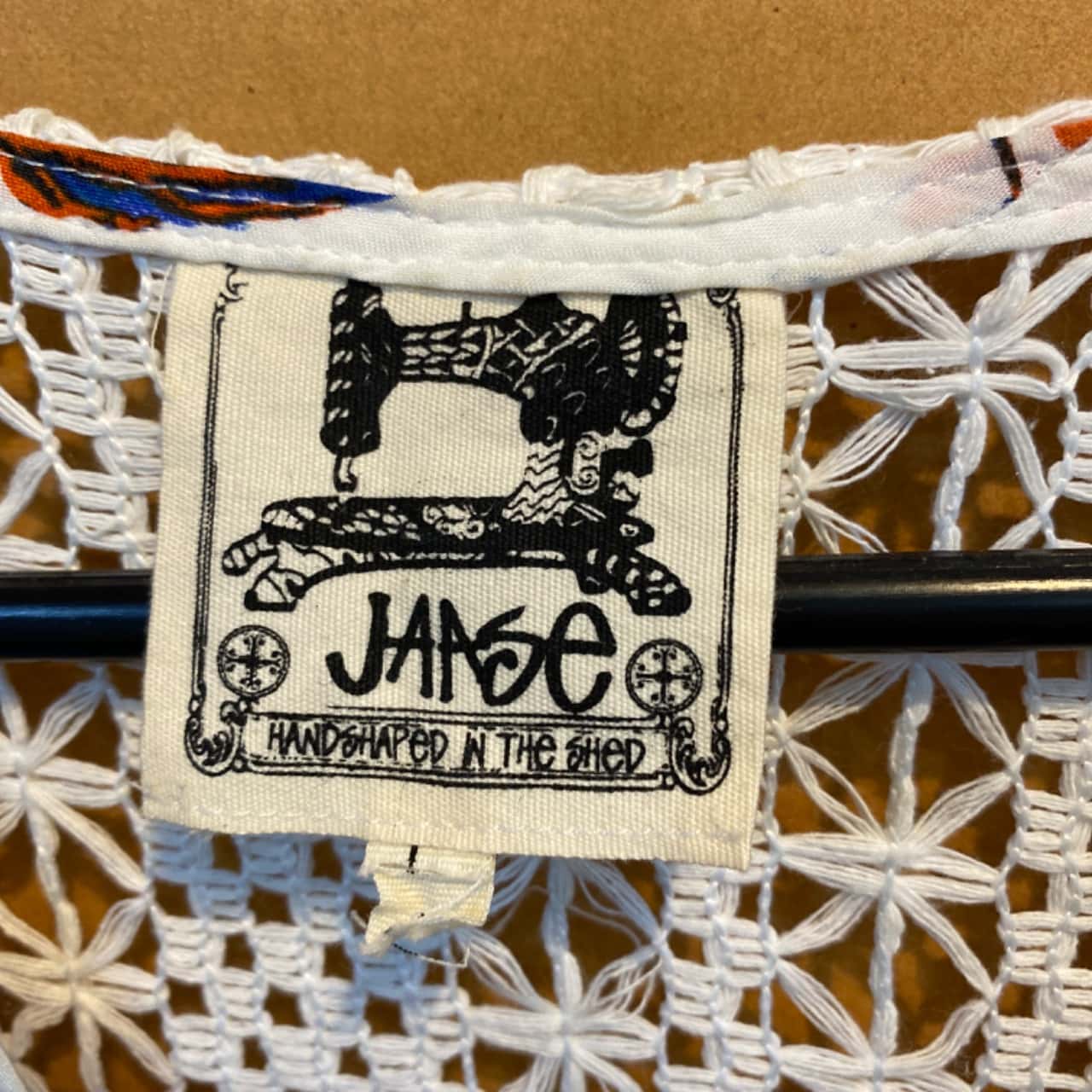 Jaase Womens Size L Floral Dress White (s)