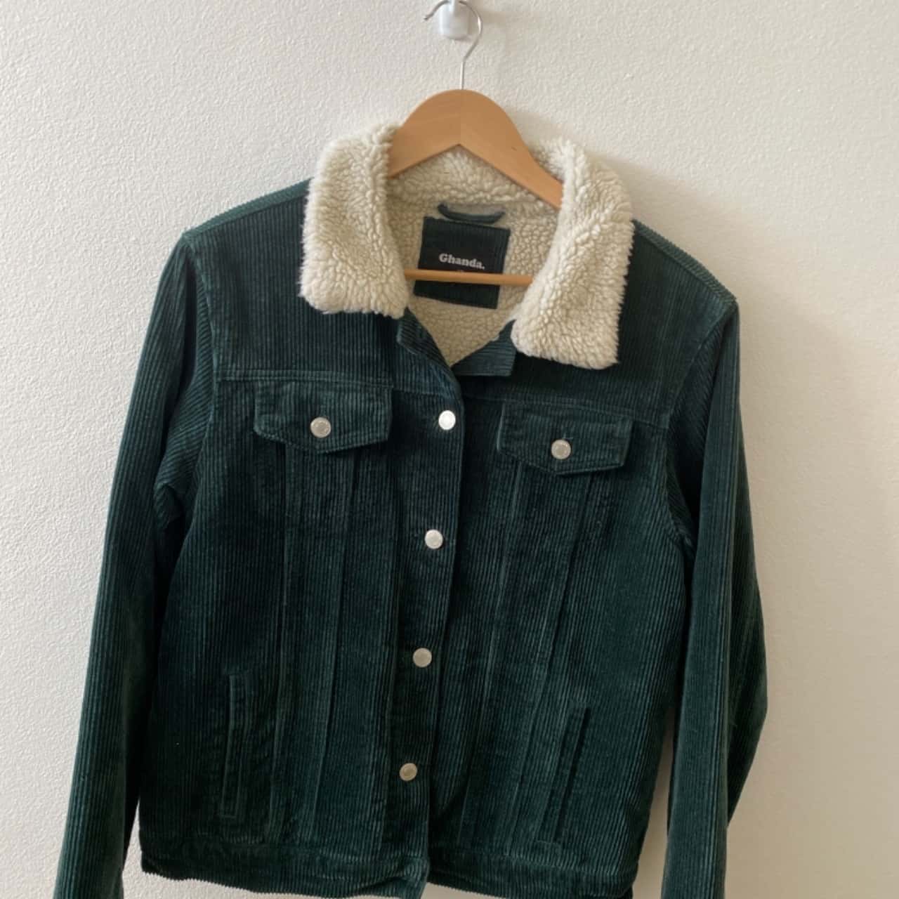 Ghanda - Women's Size 12 Bomber Jacket- Green (s)