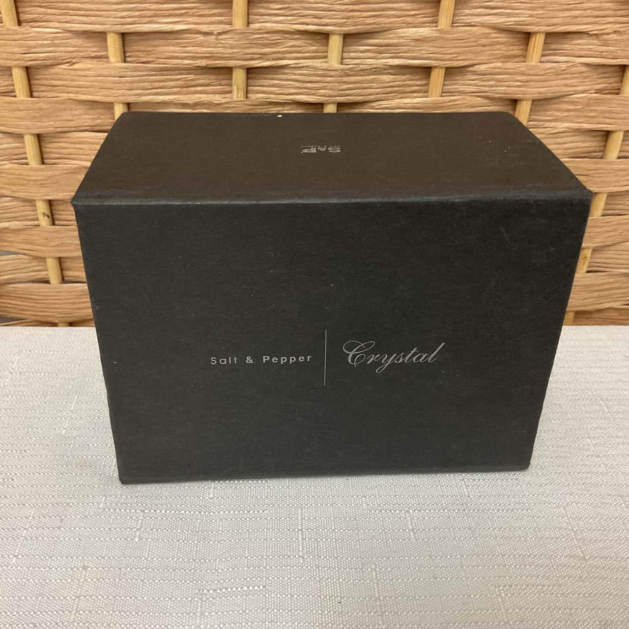 NEW Vintage Salt & Pepper crystal perfume bottle Birthday mother gift ...