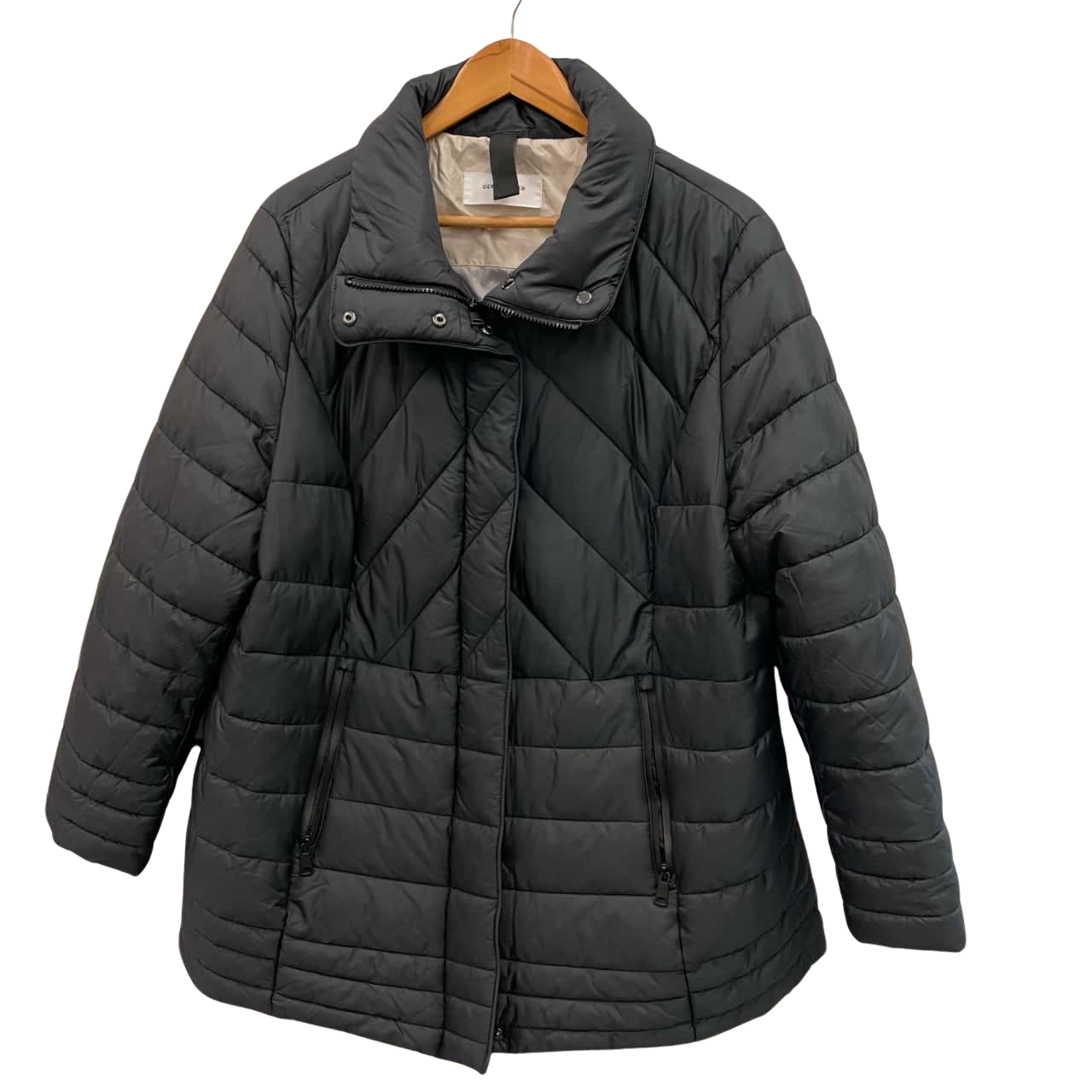 Gerry Weber Womens Size 20 Puffer Jacket Black (s)