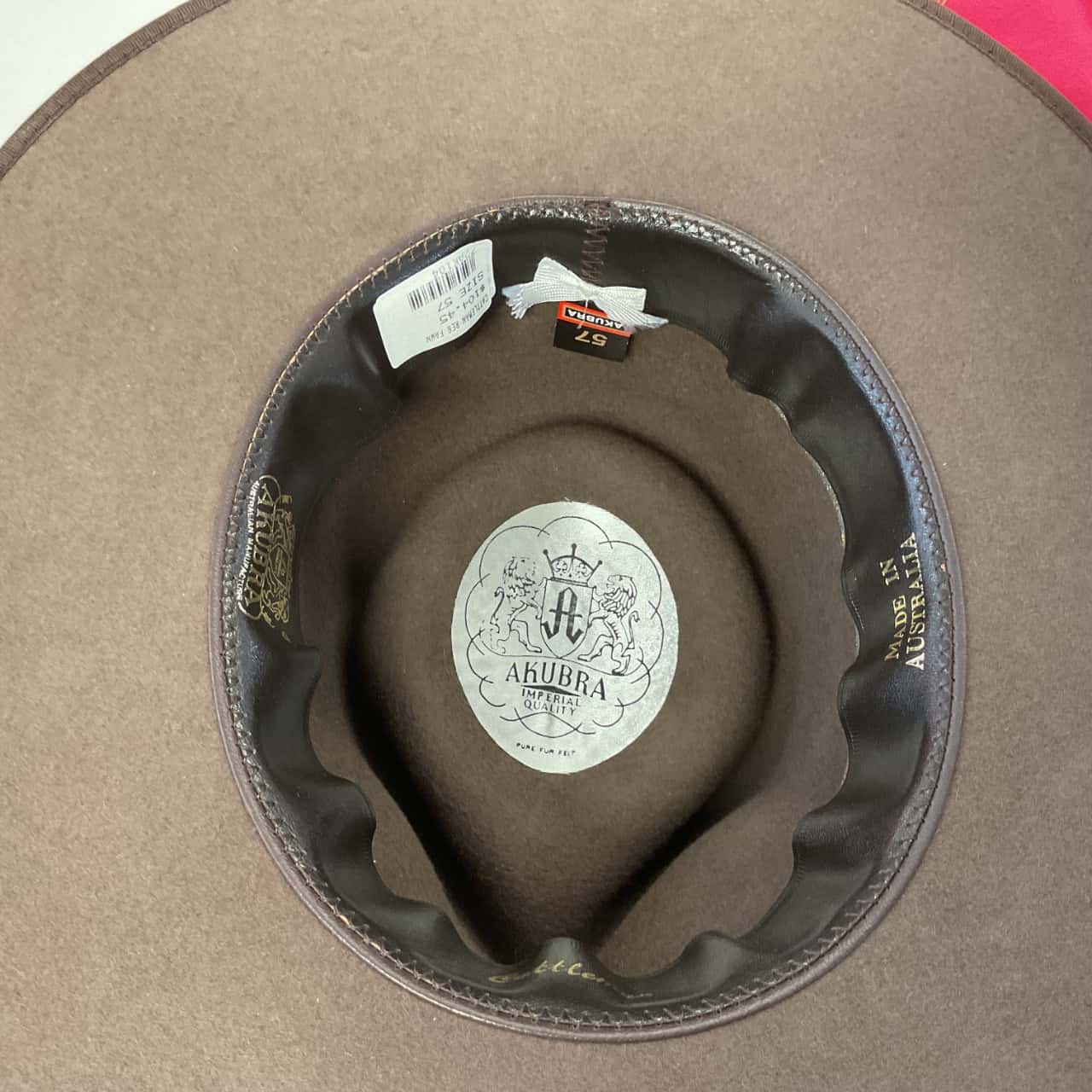 AKUBRA CATTLEMANS SIZE 57(s)