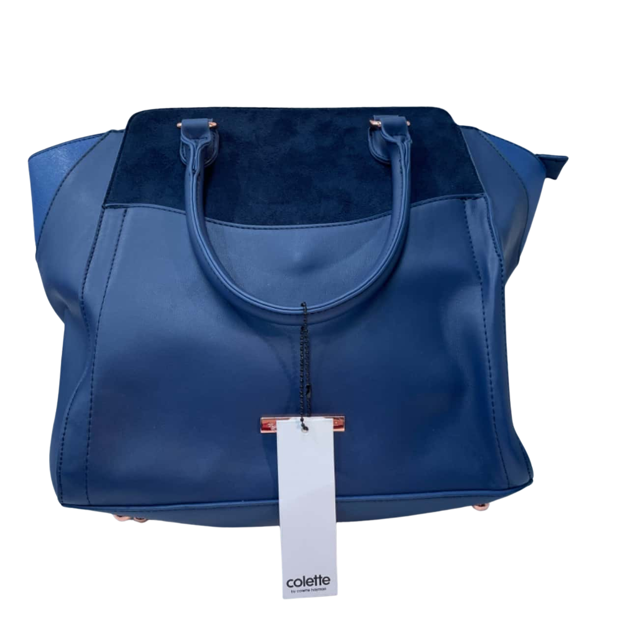 Collette Large Handbag. Royal Blue with strap