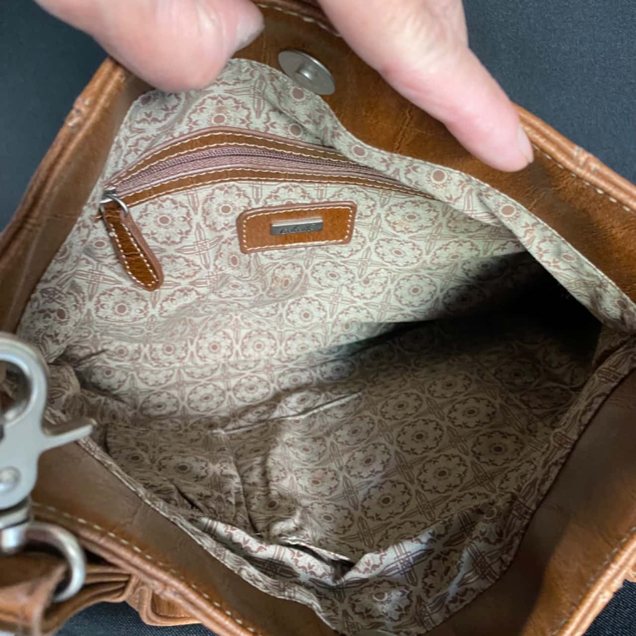 Womens COLORADO Tan Faux Leather Handbag(s)