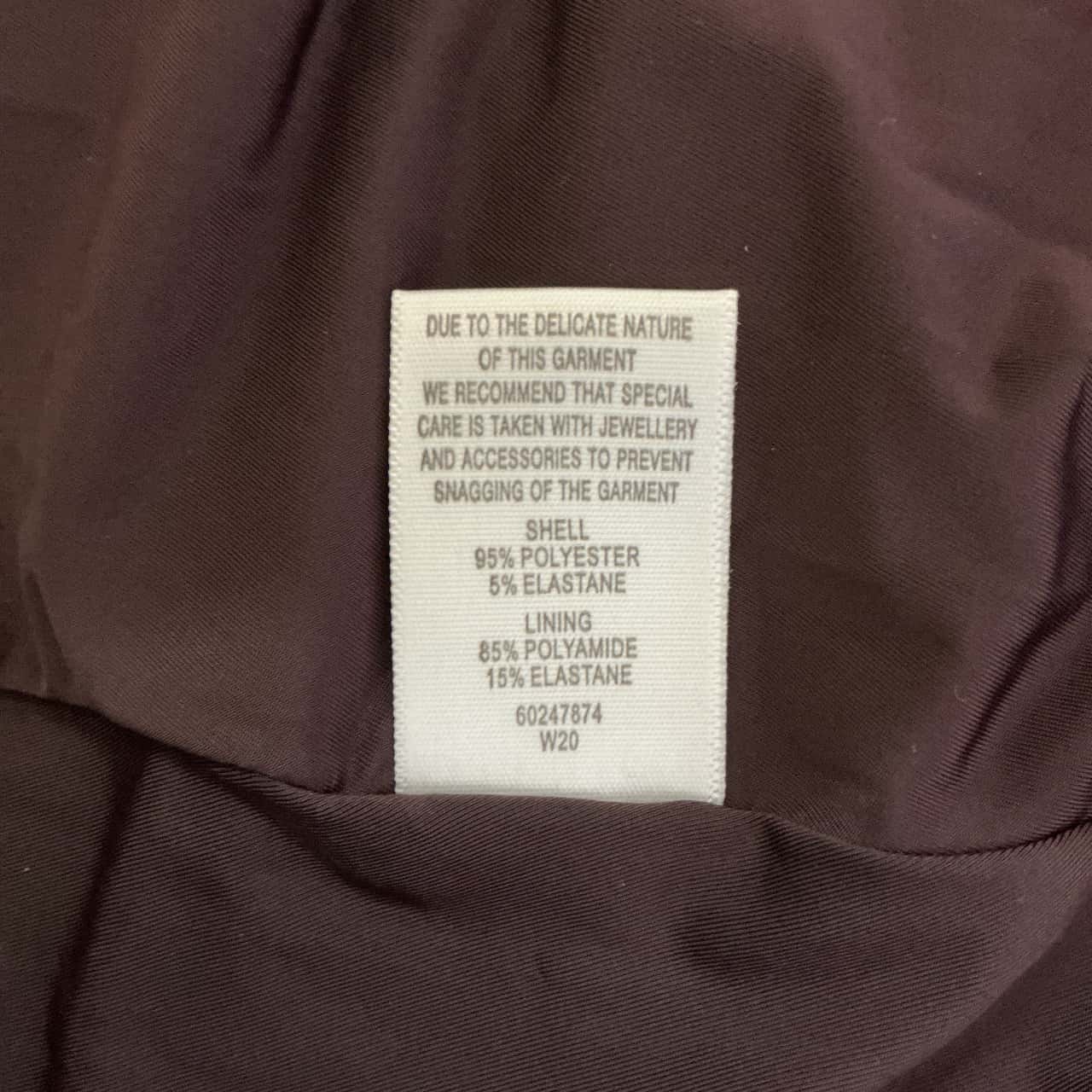 Witchery Womens Size XL Midi Dress / Wrap Dress Purple