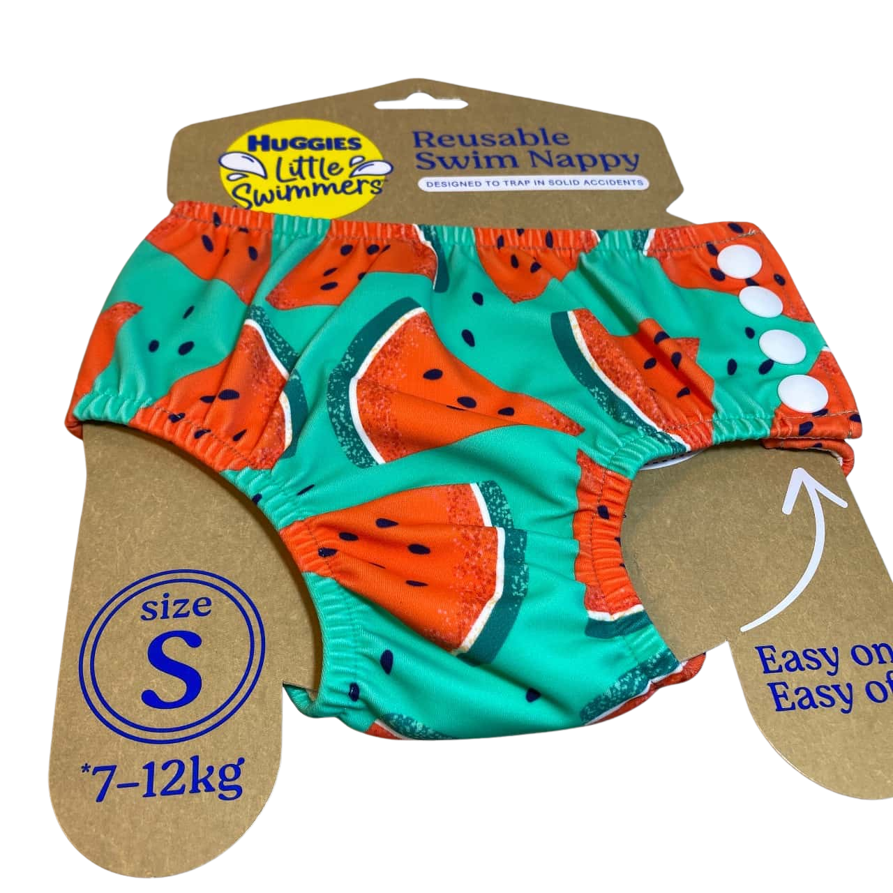 Kids Huggies Little Swimmers Reusable Swim Nappy Small (7-12 kg ...