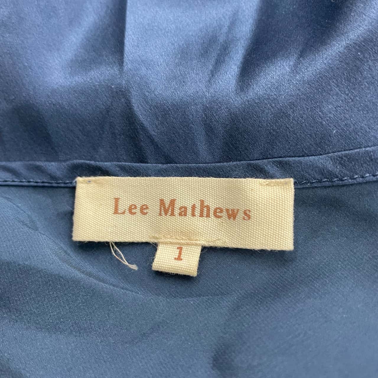 Lee Mathews Women's Size 1 Cami Blue