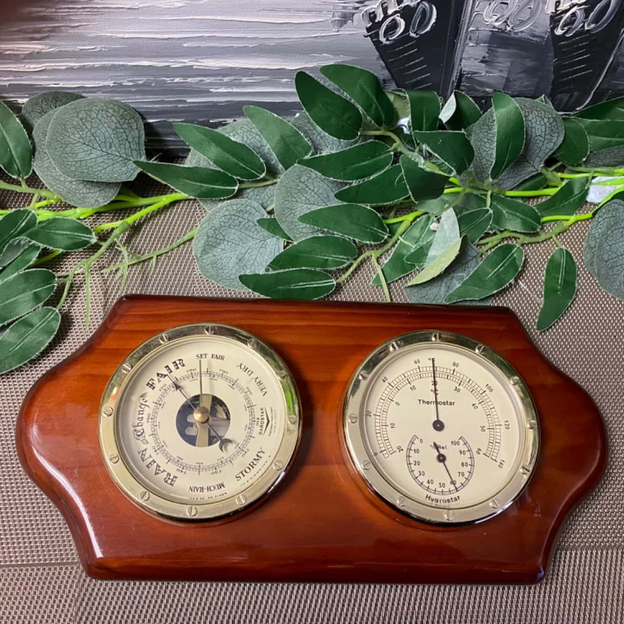 Wooden weather station- please read description (s)