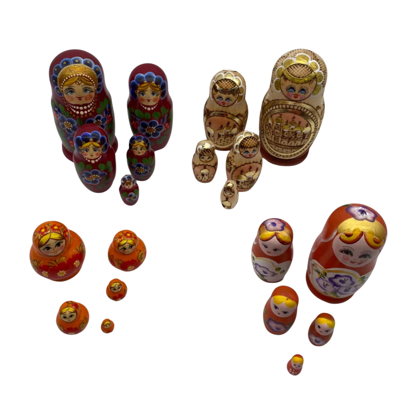 4 Sets of Nesting Dolls(s)