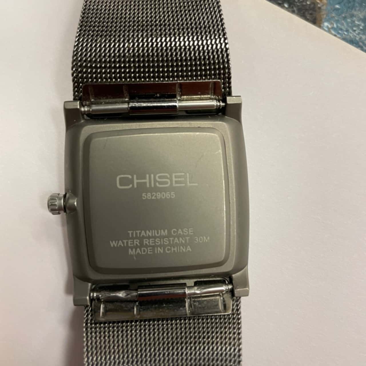 Men’s Chisel Titanium Watch